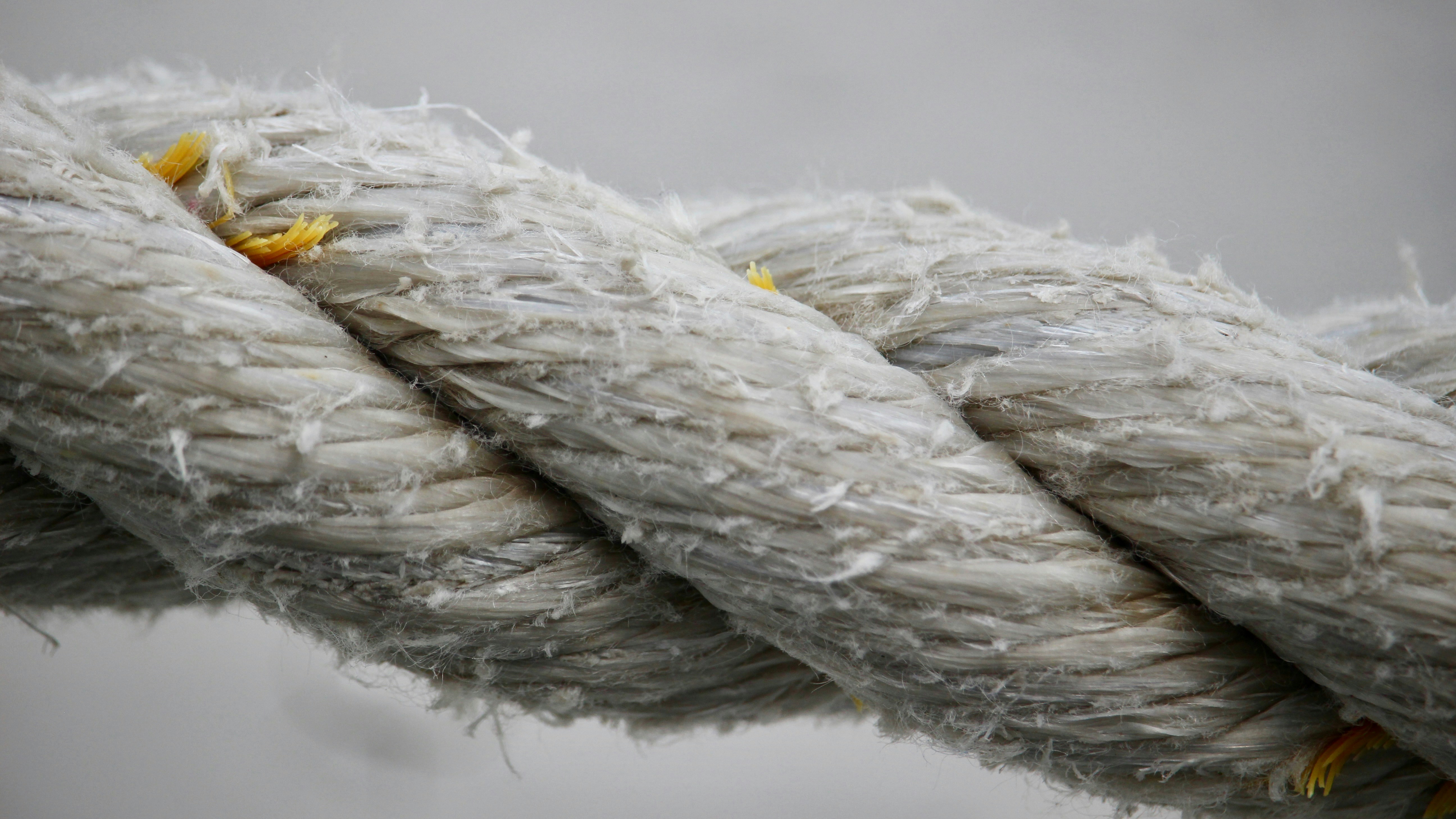 Tangled Fiber: A Weathered Rope Under Close Inspection