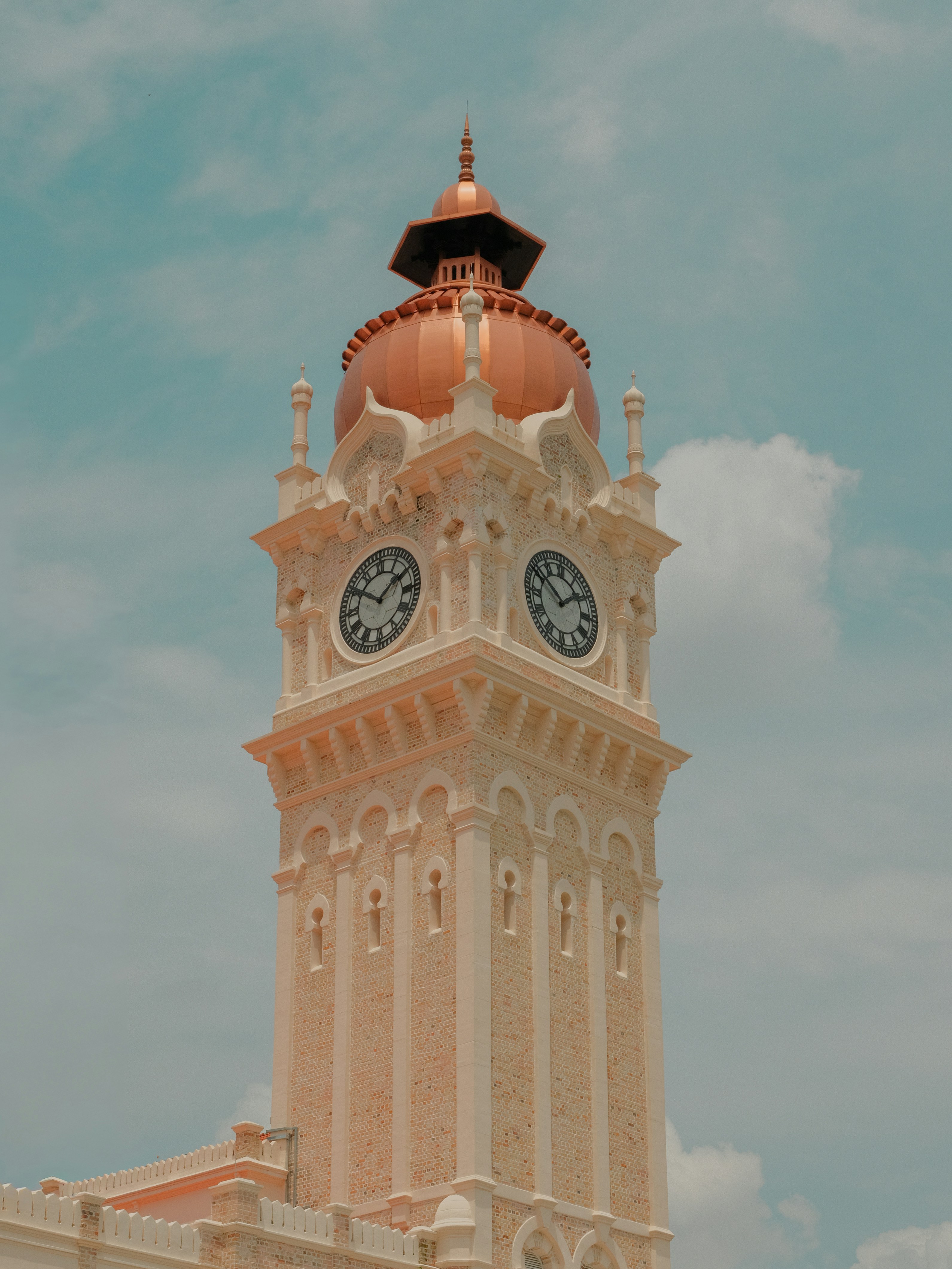 Clock Tower in Soft Sunrise Light