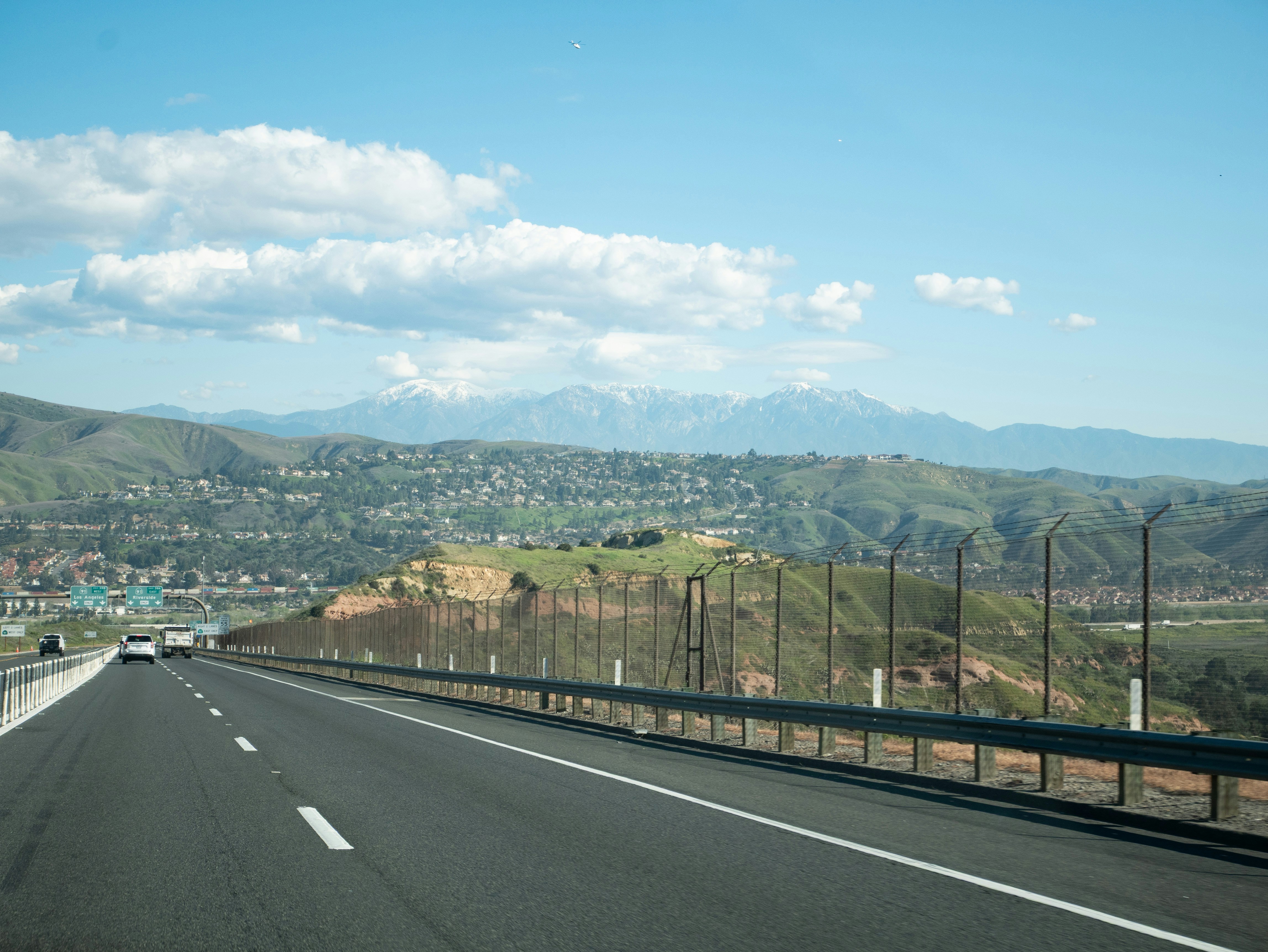 Open Highway Toward the Valleys and Peaks