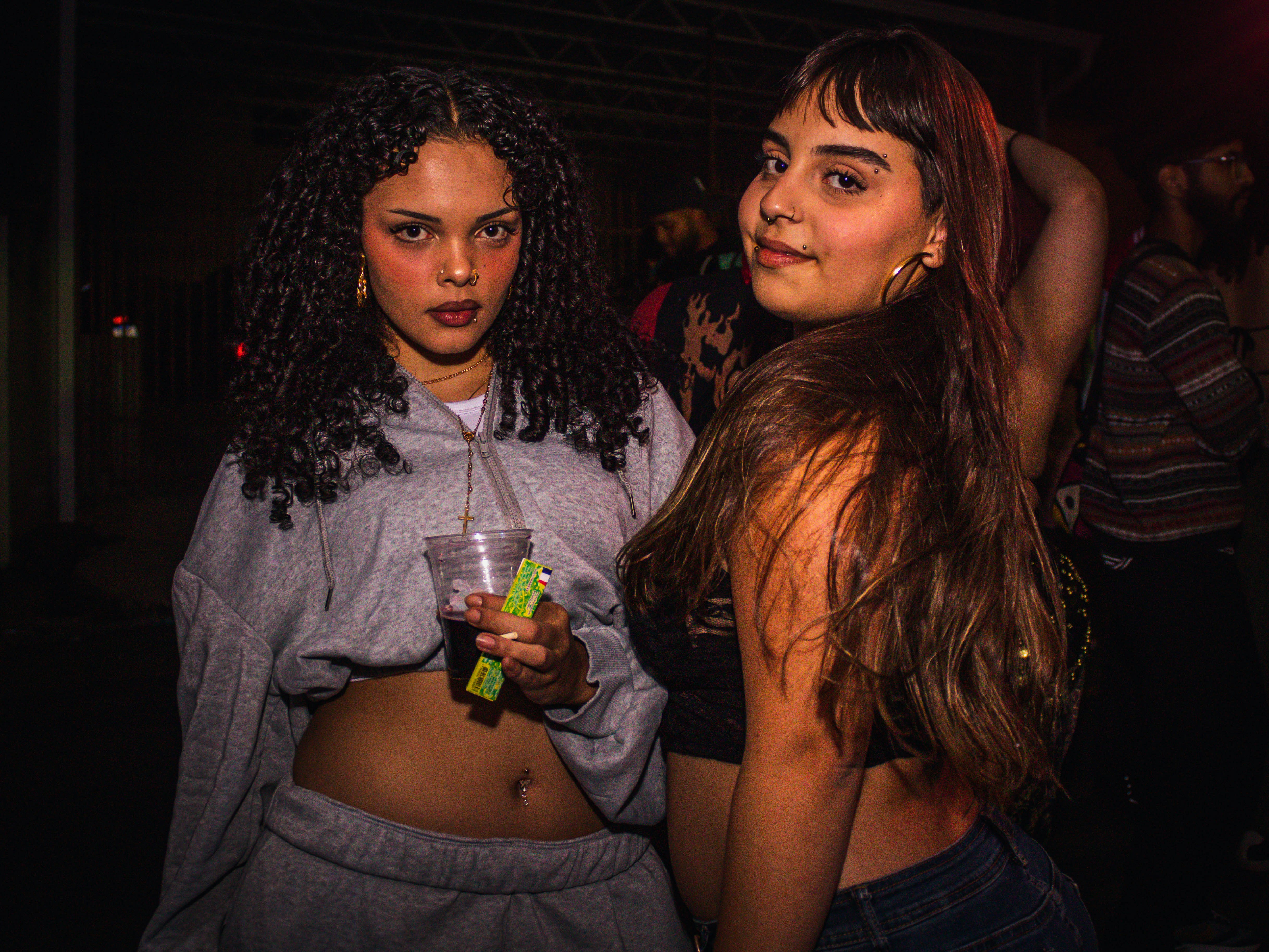 Two Night-Club Portraits: Curly Confidence and Golden Hour Glow