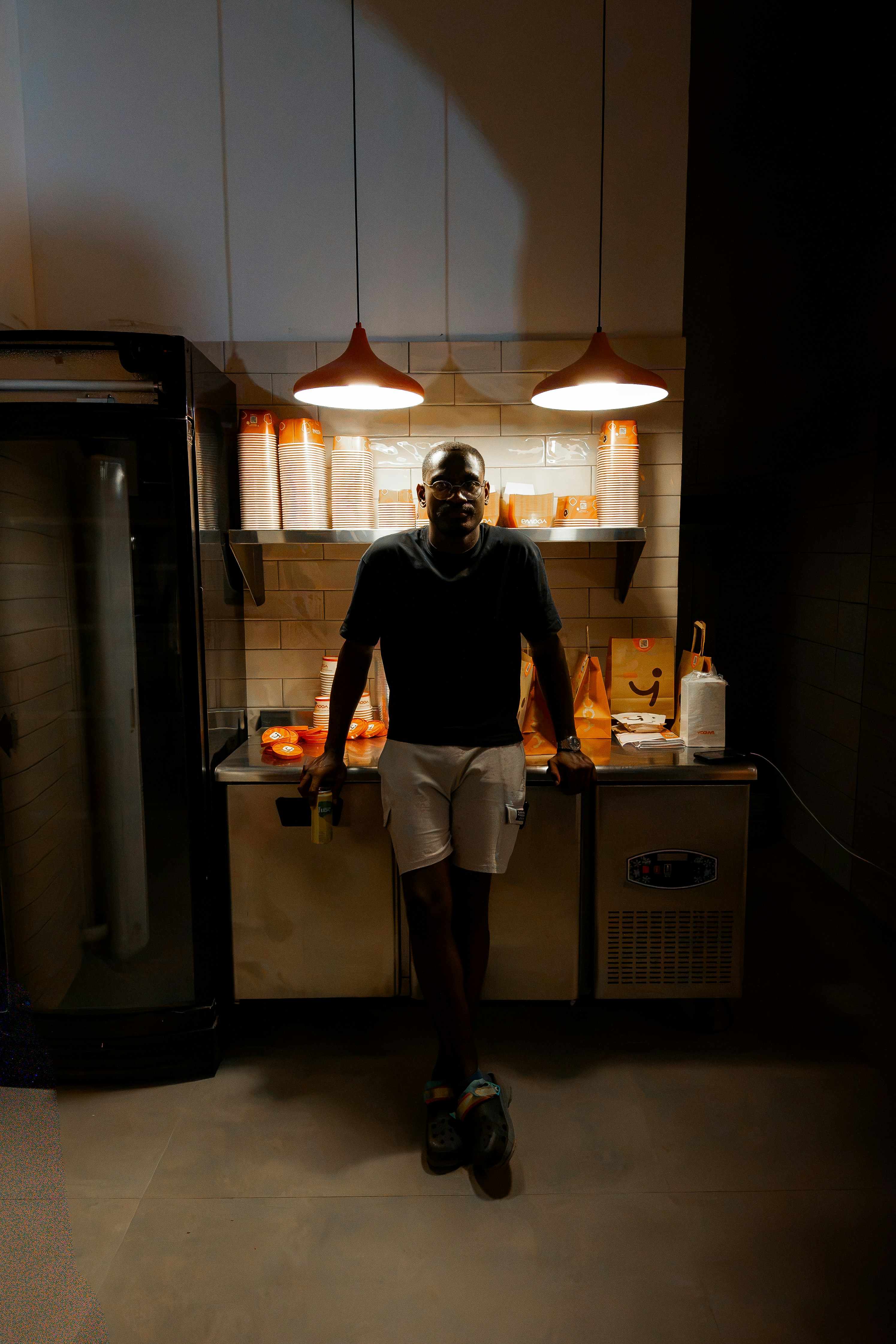 Evening Shift at the Kitchen Counter