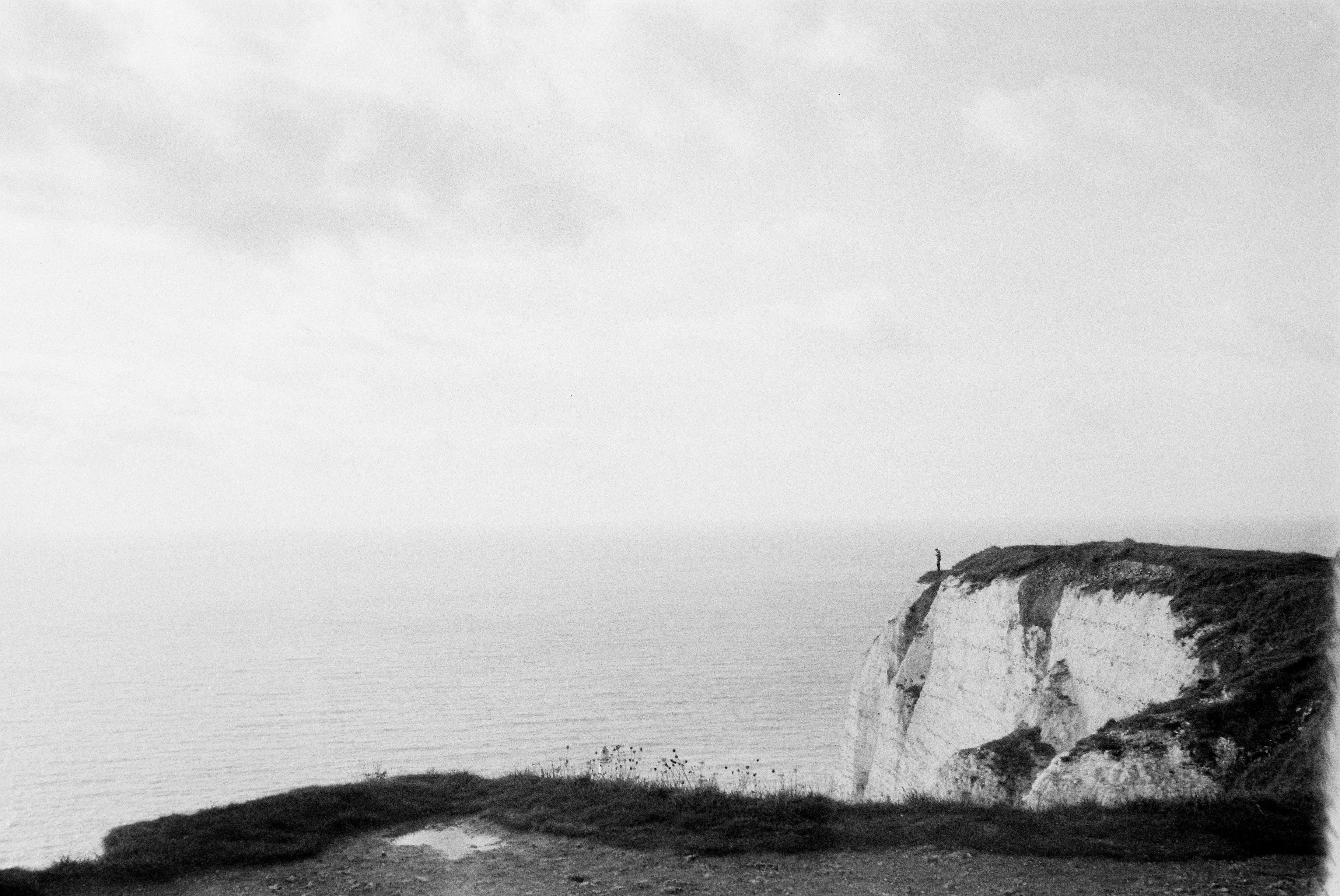 Seaward Cliffs under a Quiet Dusk