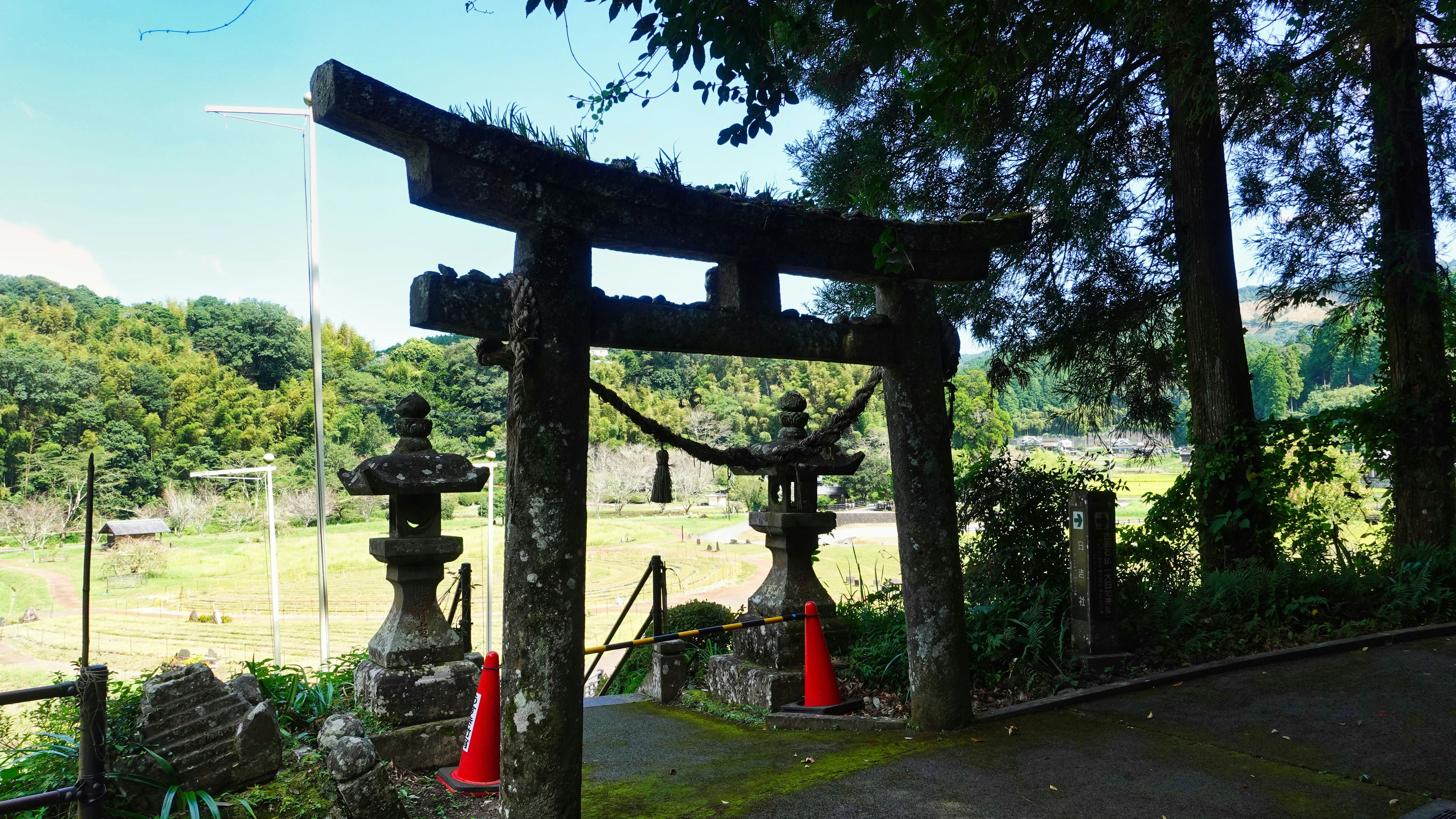 Torii Guardian: A Quiet Shrine by the Riverside