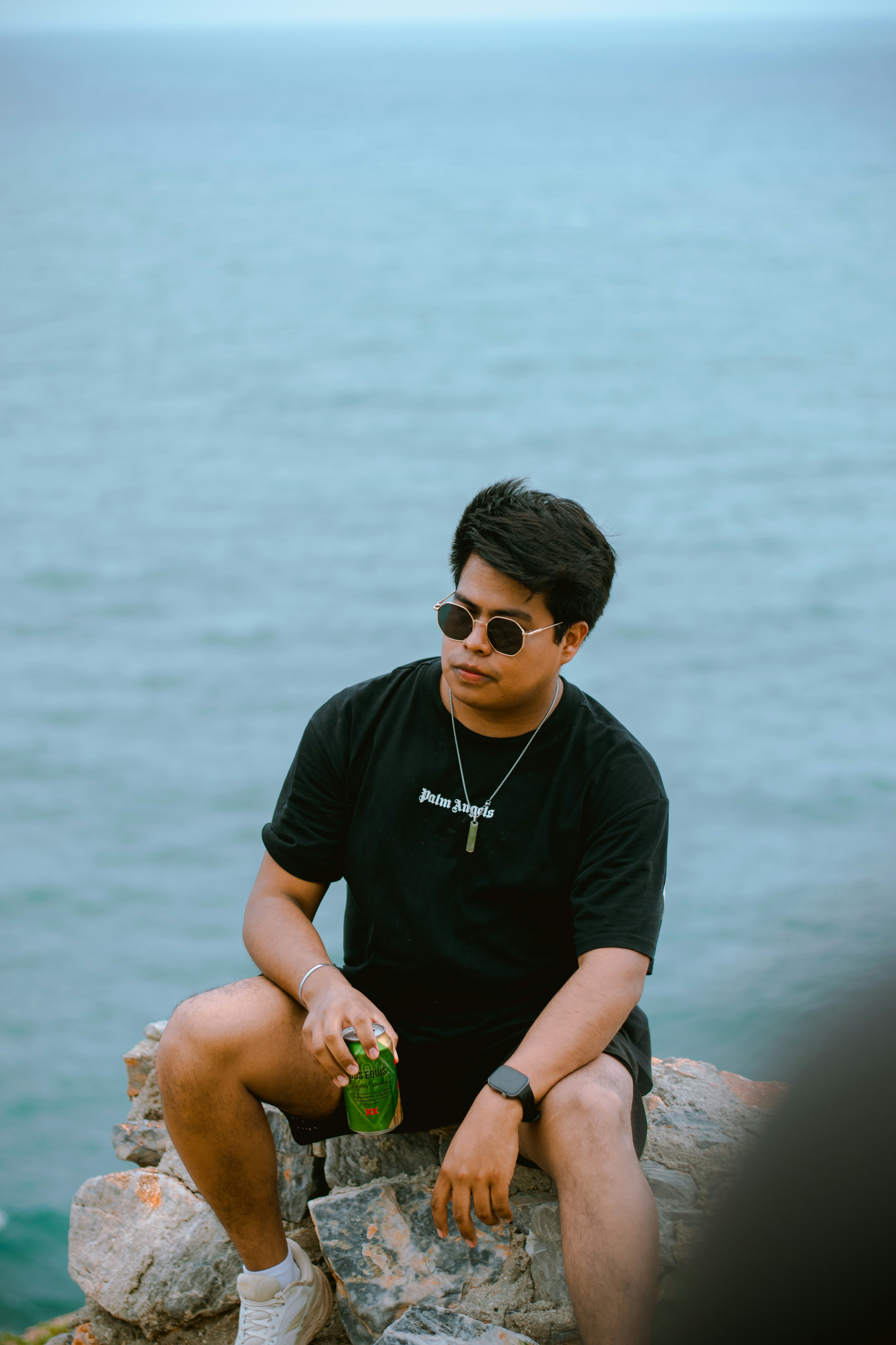 Sea-wront: A Quiet Moment on the Cliff