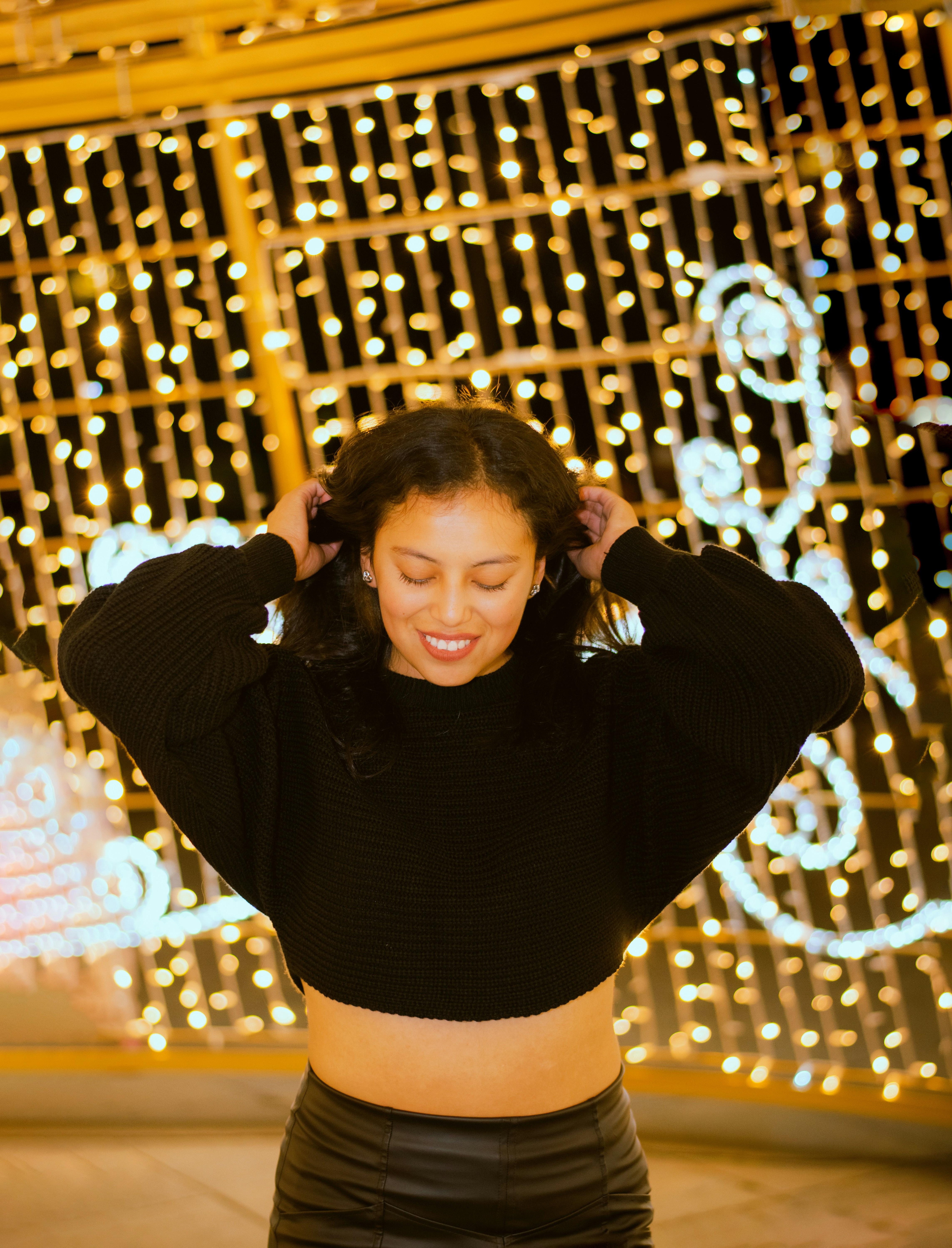 Warm Glow: A Night of Lights and Velvet Black