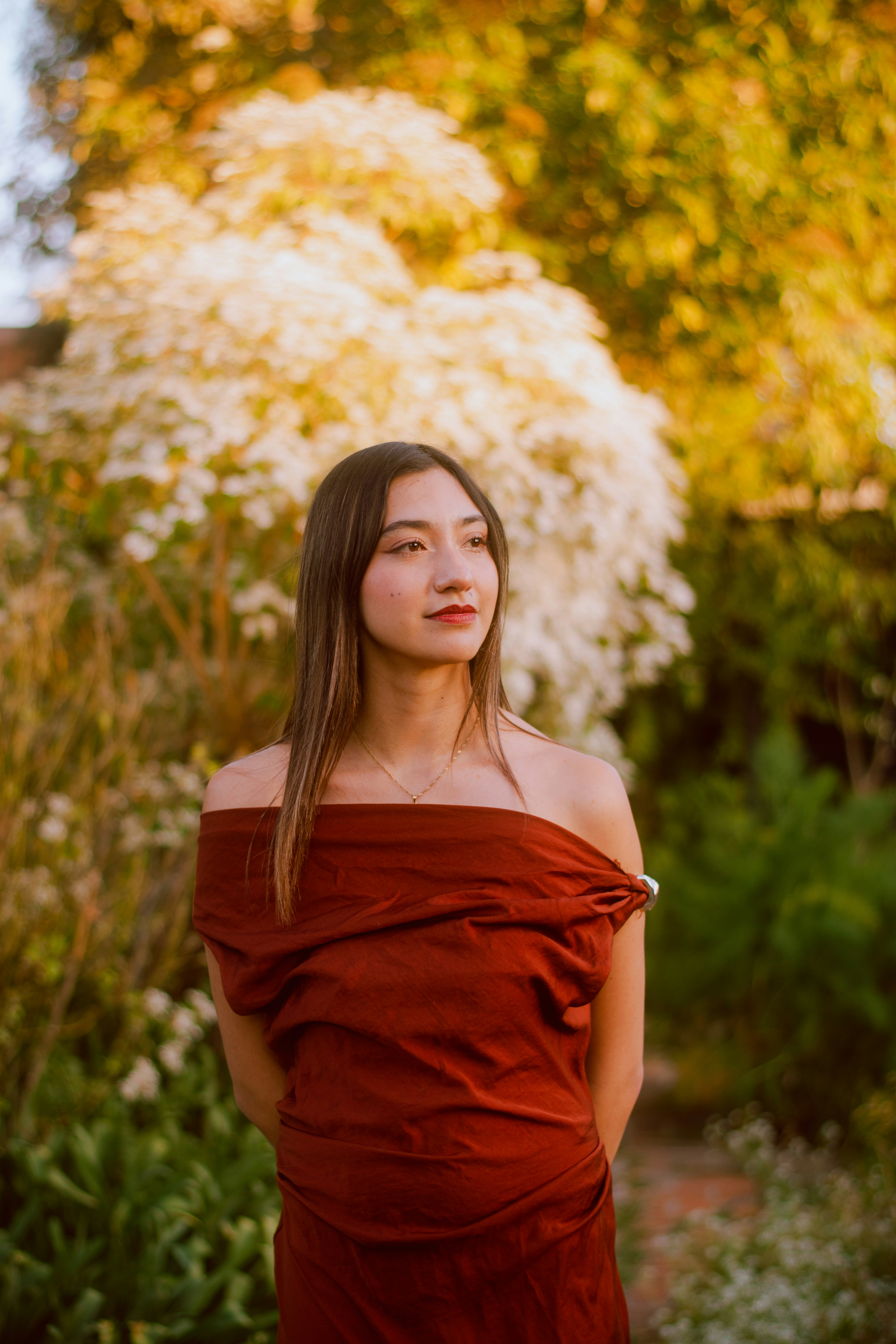 Autumn Portrait in Warm Golden Light