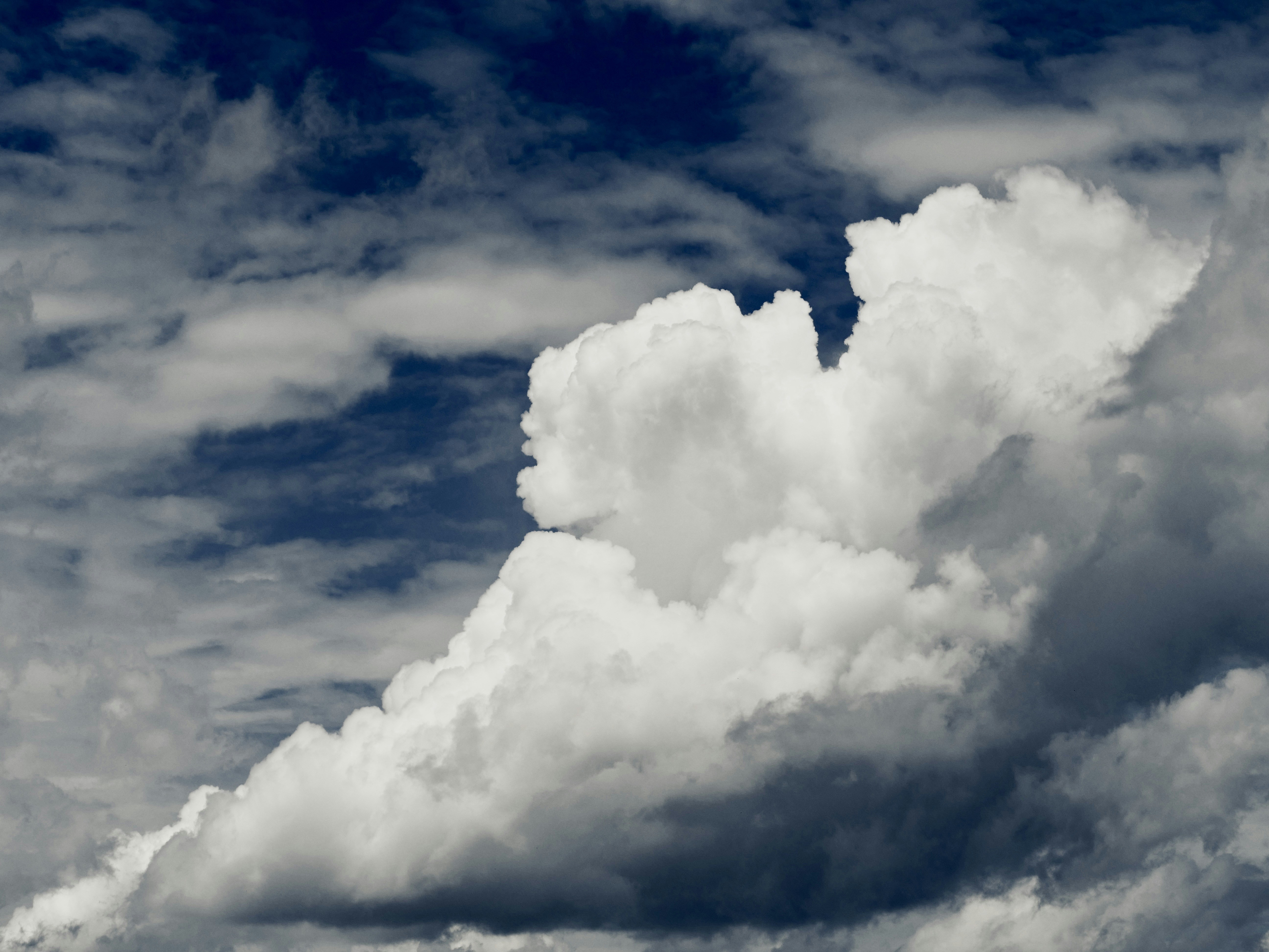 Cloud Monolith Over a Velvet Sky