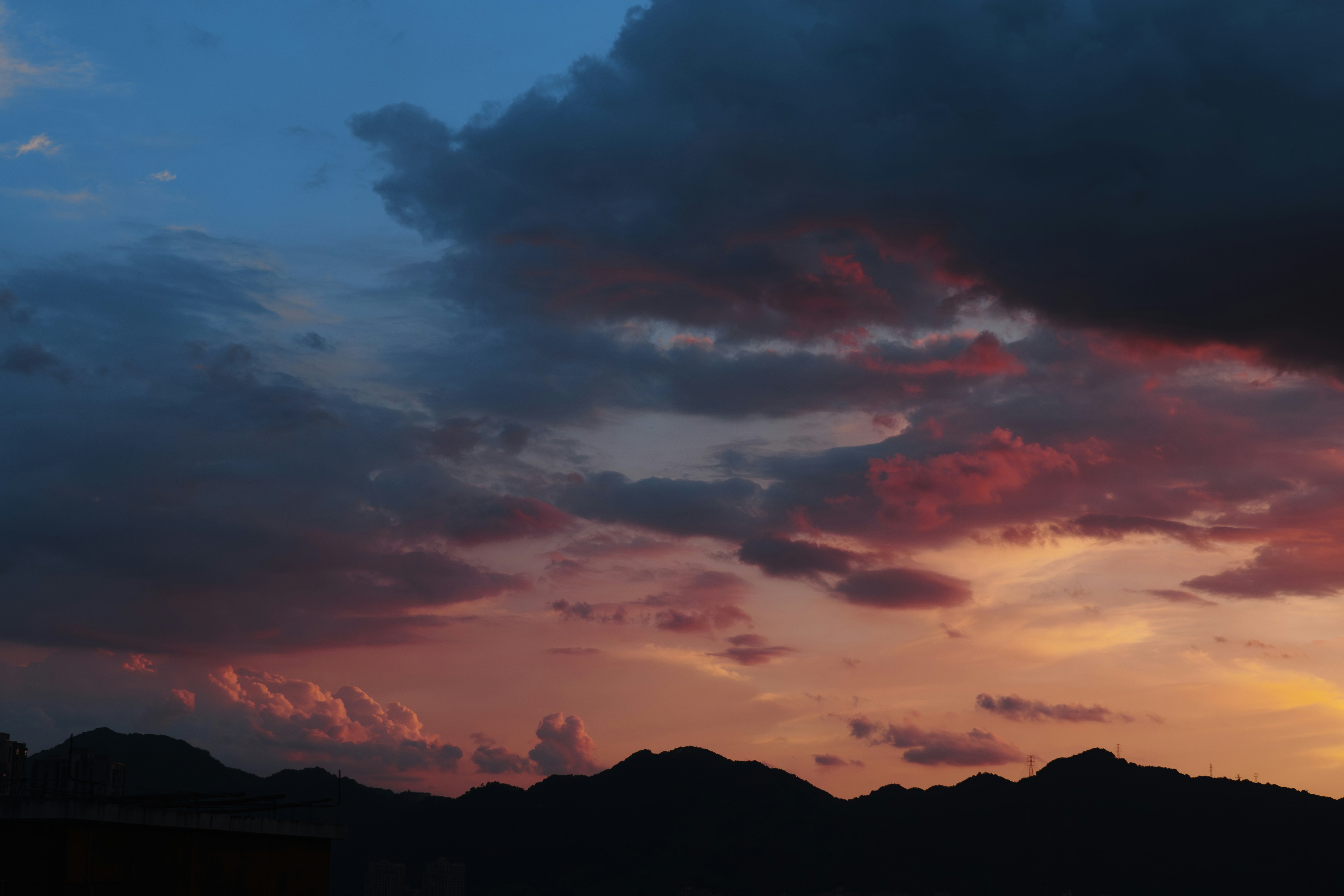 Crimson Crest at Dusk