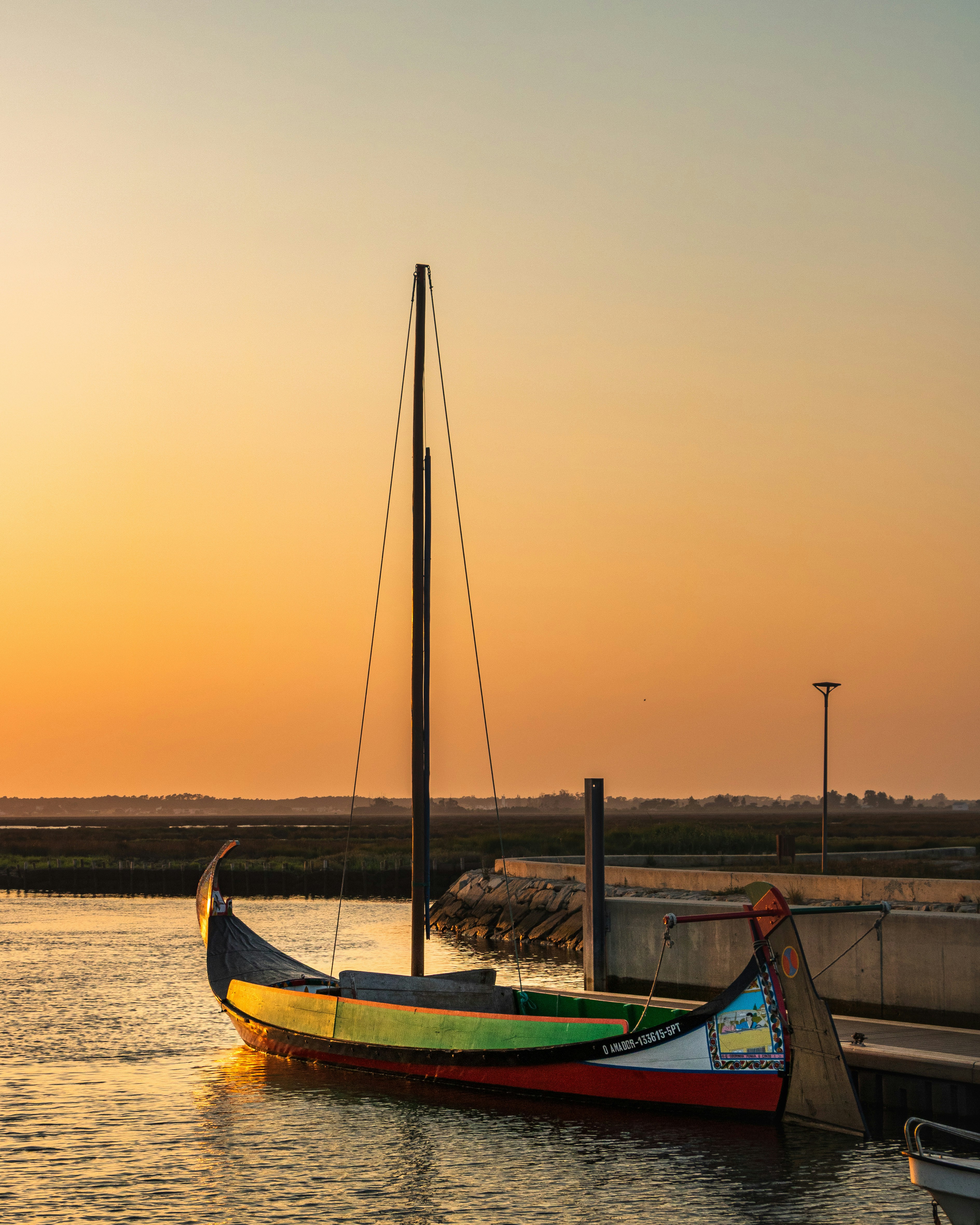 Quiet Marina at Golden Hour