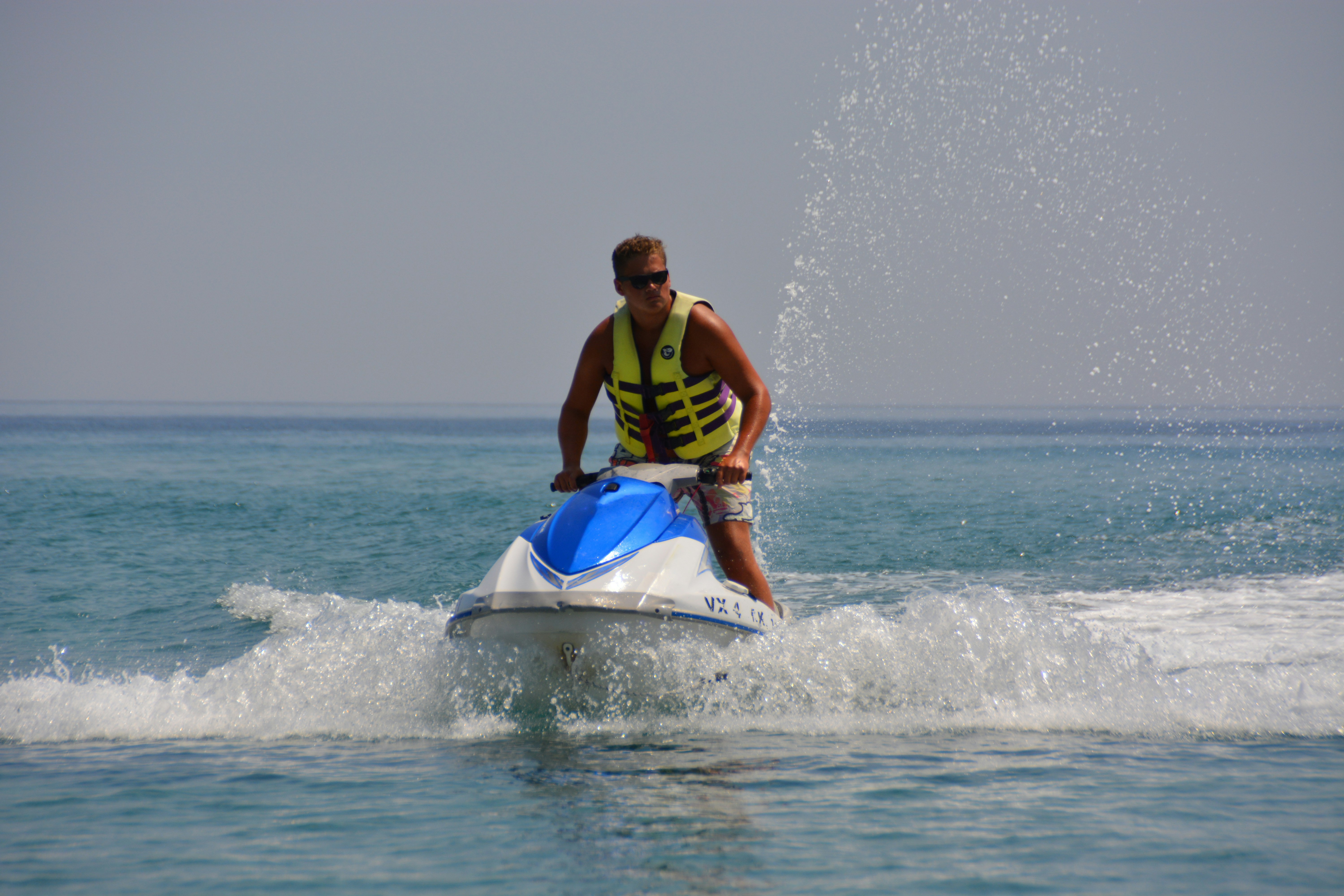 Ridge Rider: Jet-Ski Sprint Across a Sunlit Sea