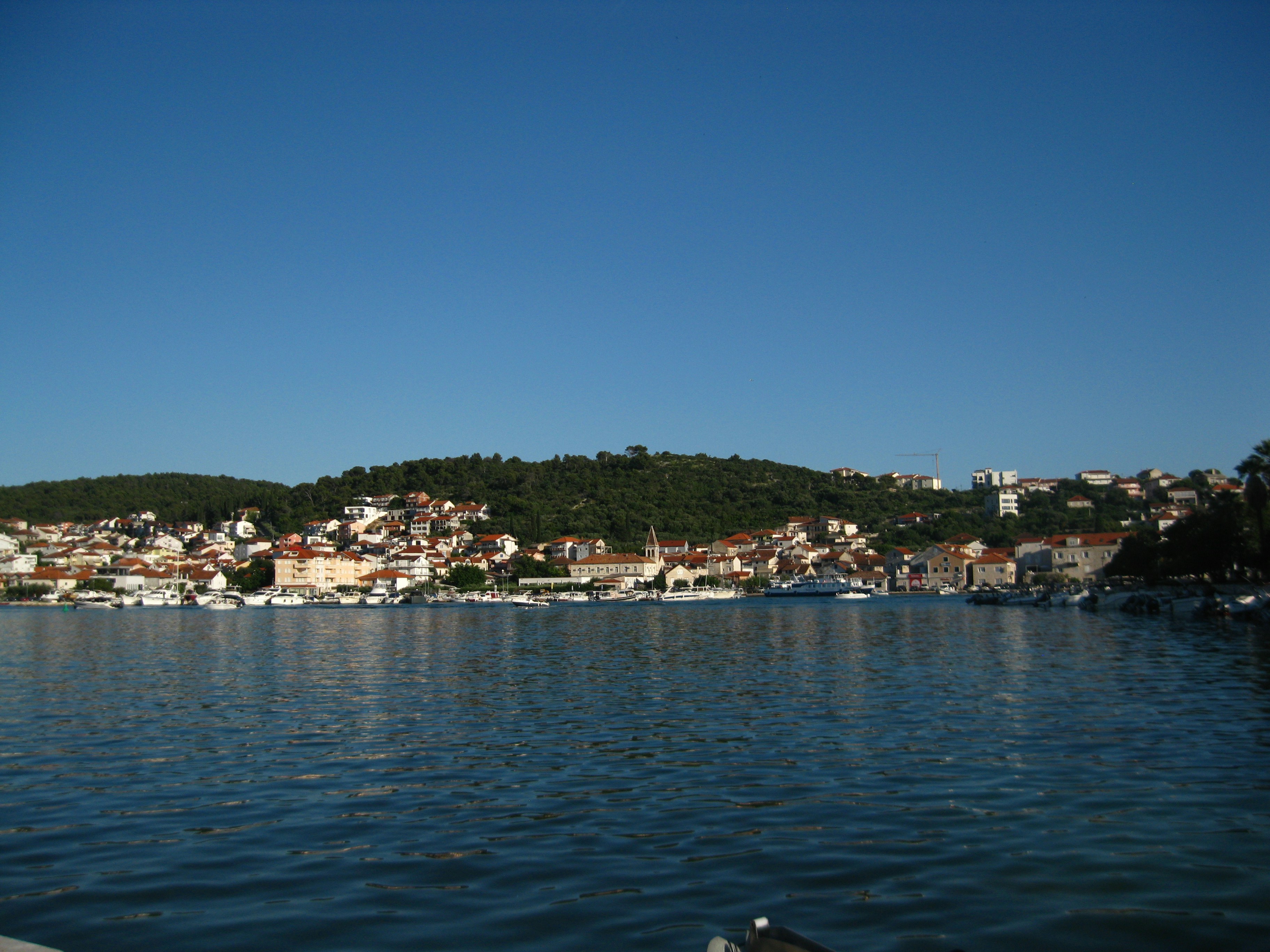 Harbor Village at Dusk: A Quiet Coastal Panorama