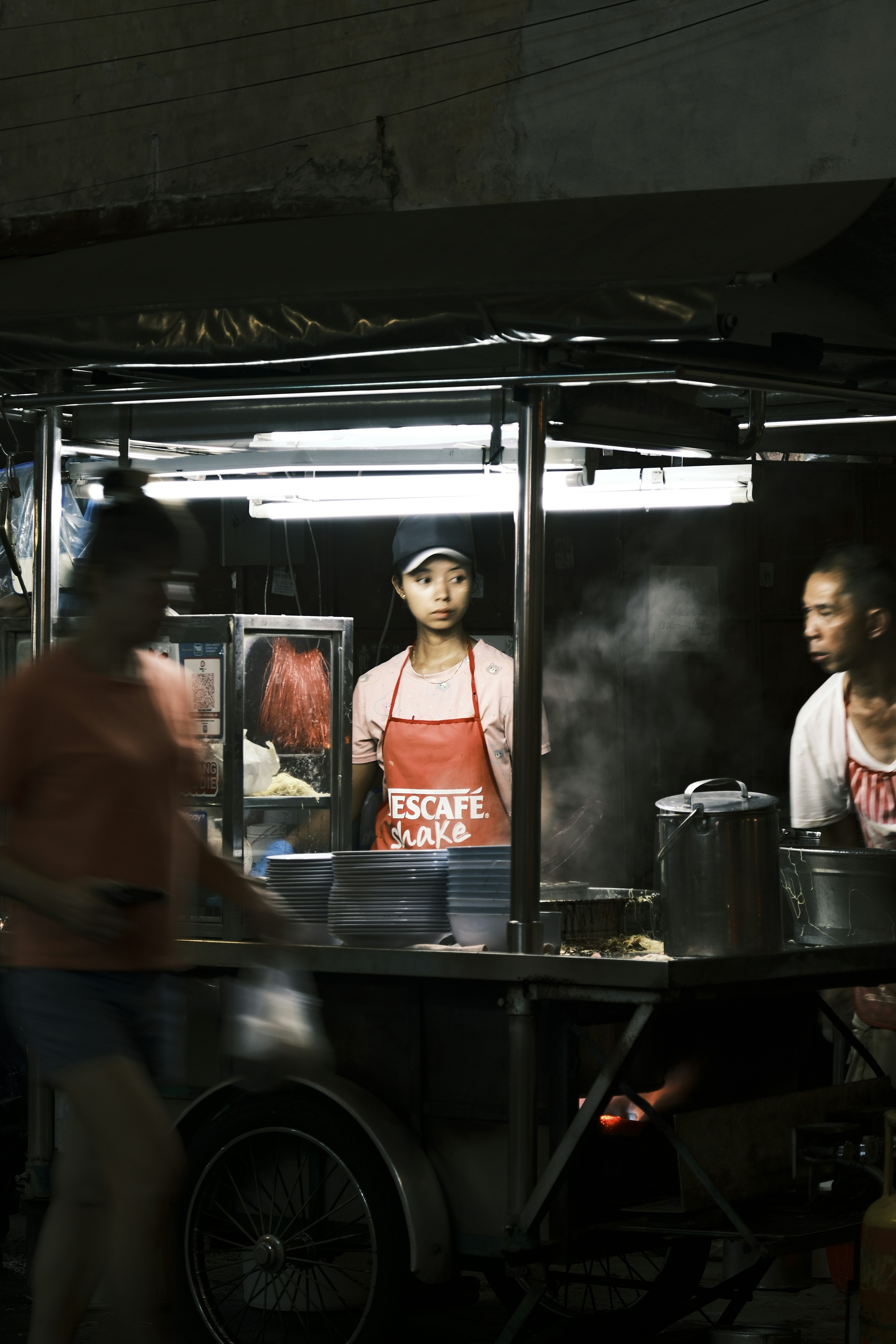 Midnight Market Grill: A Focused Moment Behind the Steam