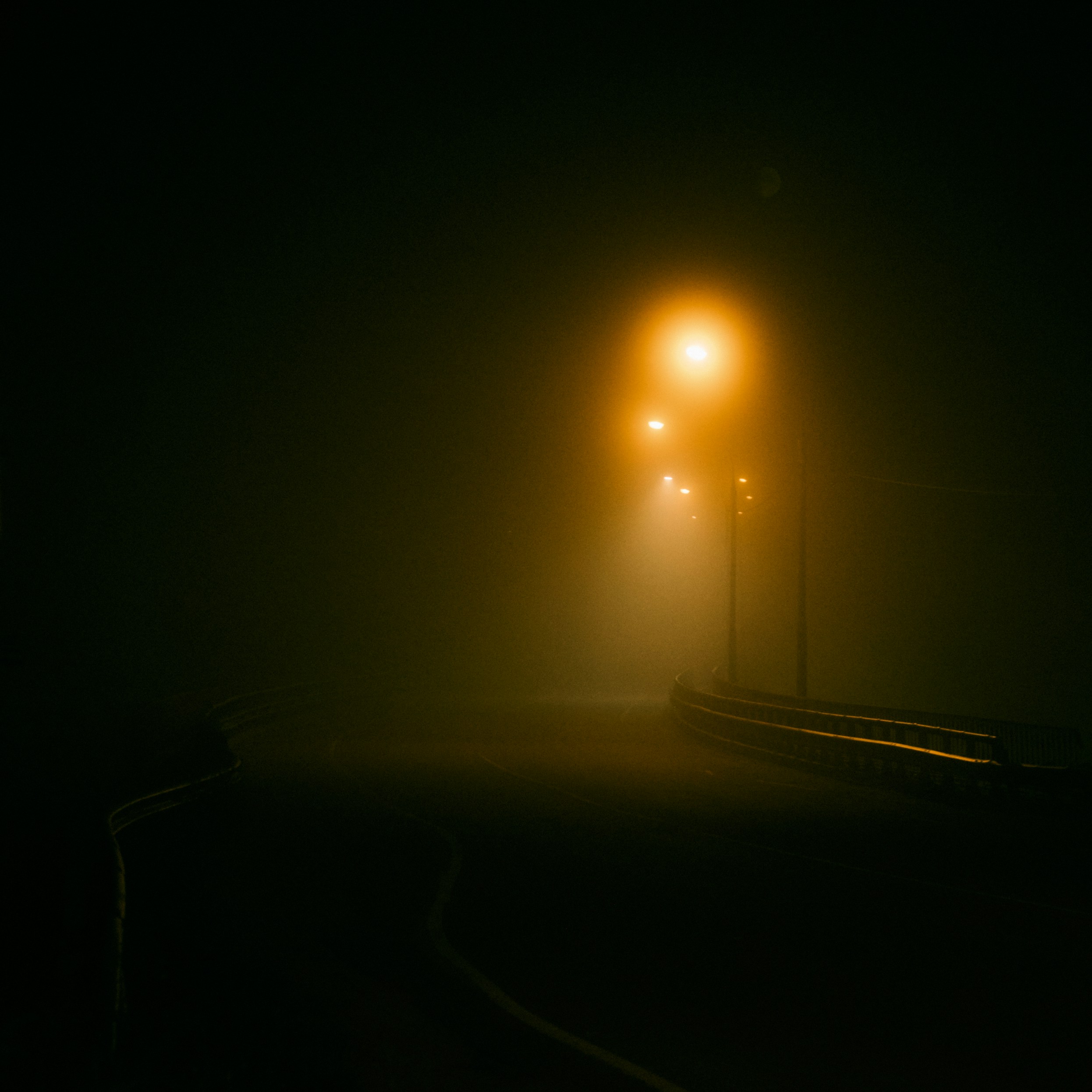 Gaussian Glow on a Fogbound Night