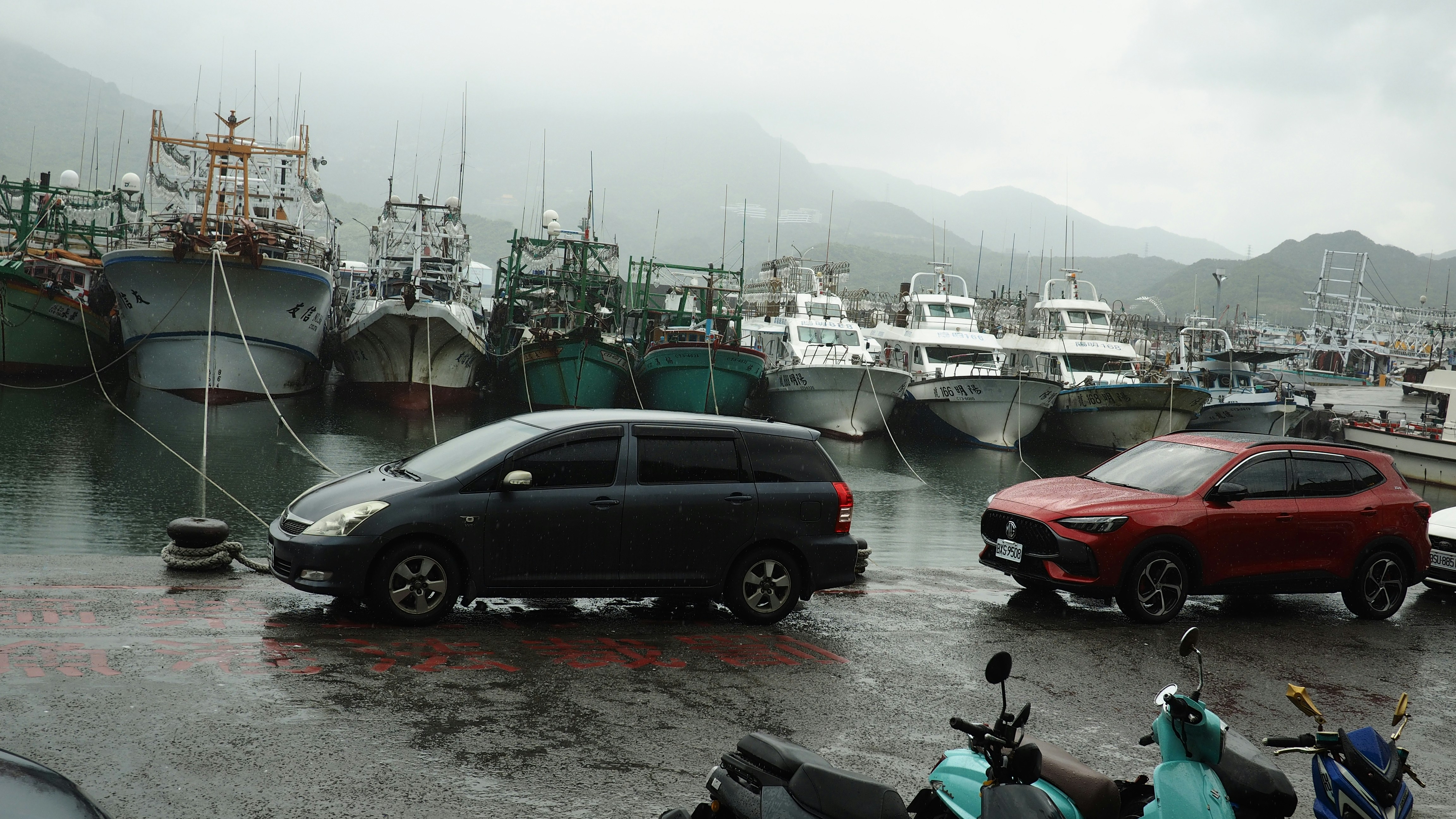 Harbor Standoff: Boats, Vehicles, and a Wet Waterfront