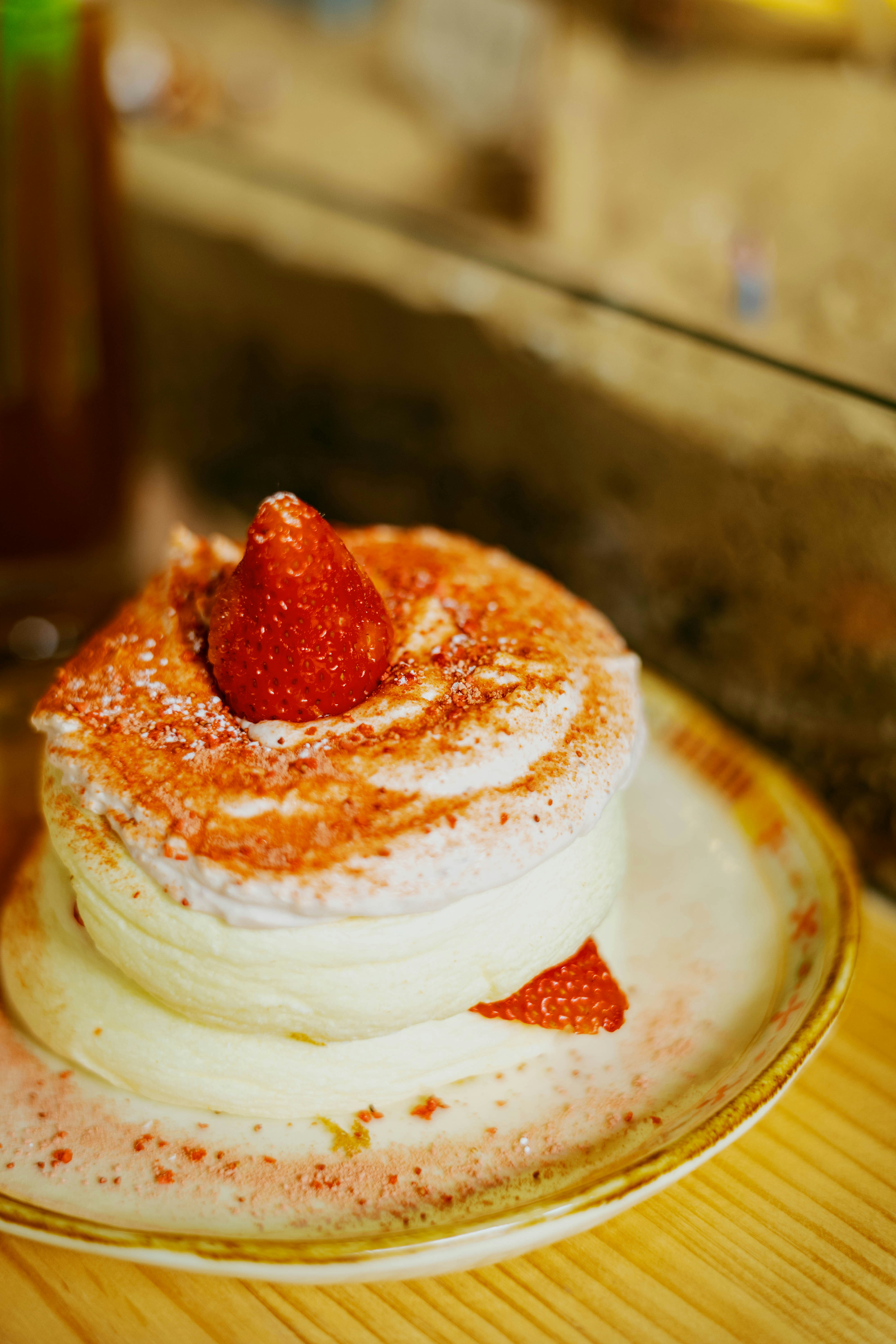 Strawberry Spiral: A Creamy Dessert Portrait