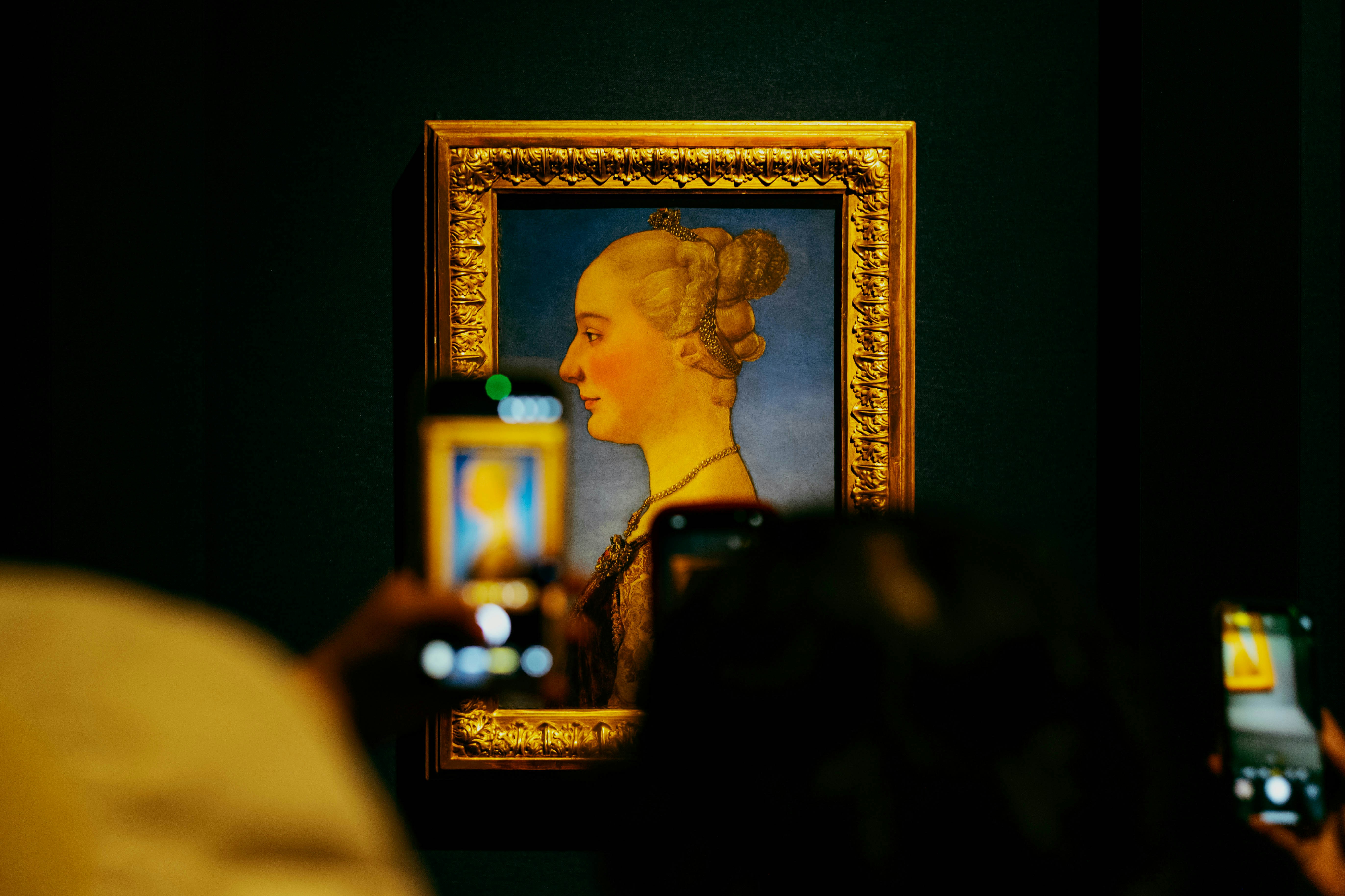 Portrait in the Gallery: A Frame Within a Frame