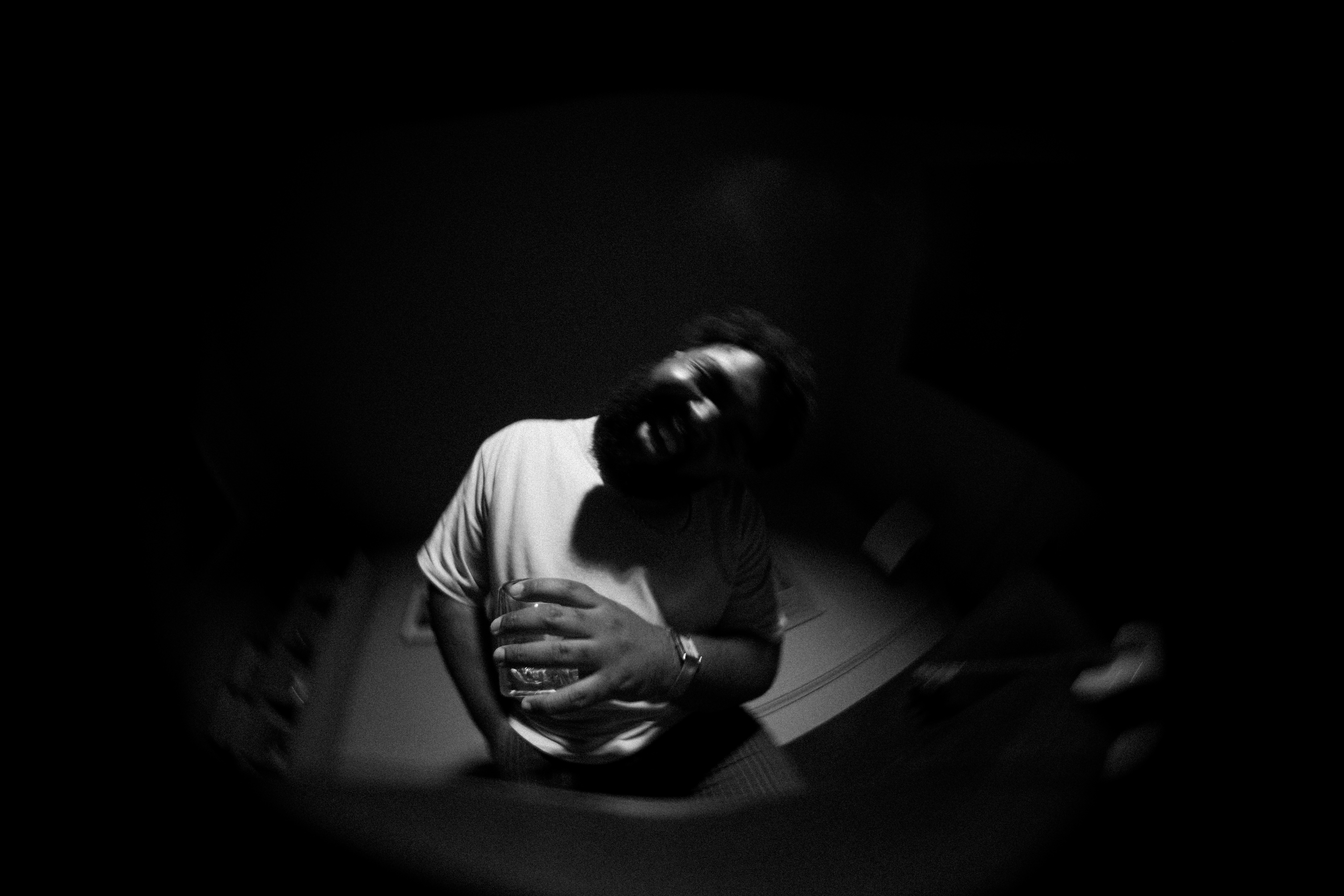 Dim Spotlight: Portrait in a Blackout Lens