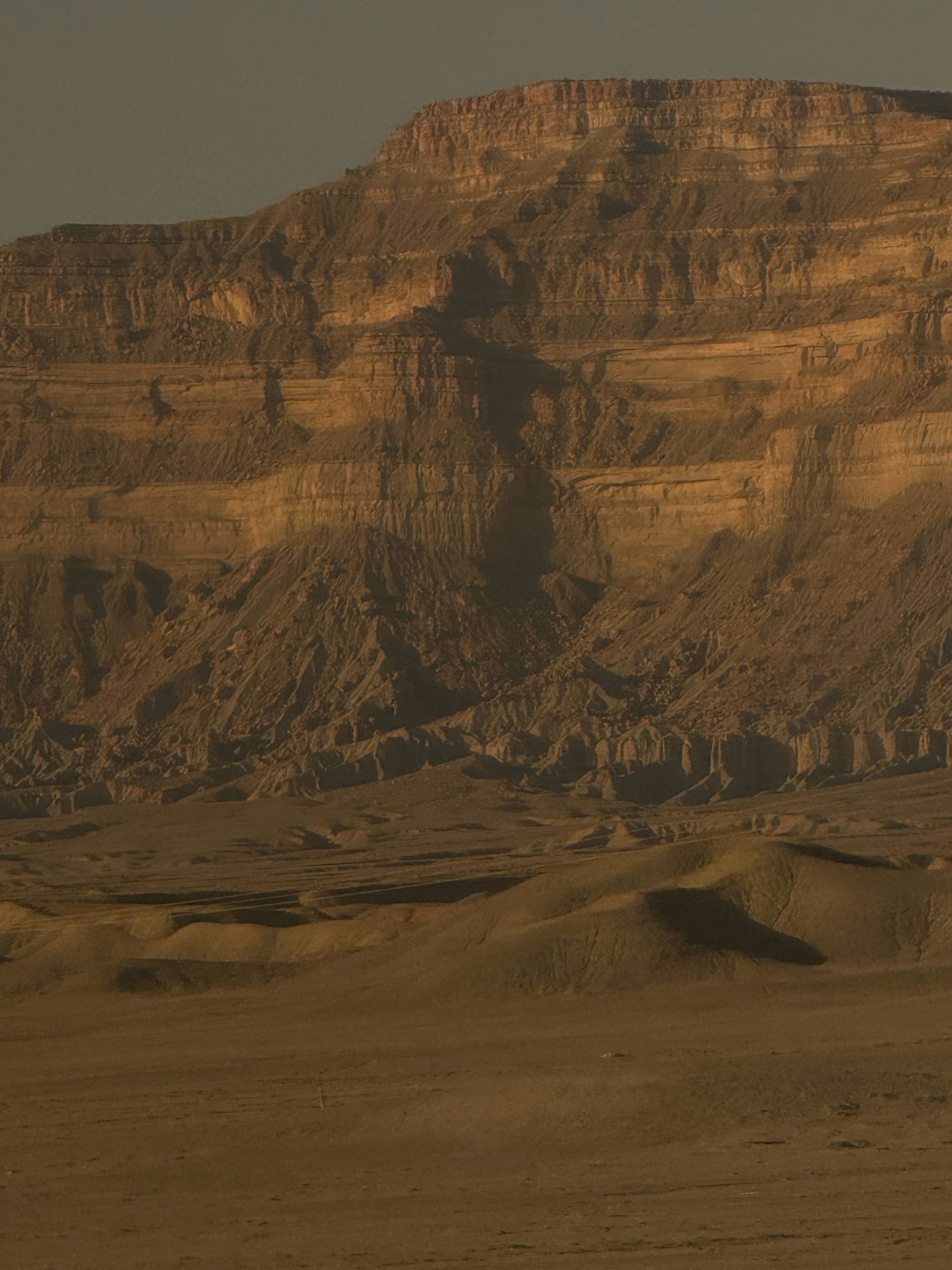 Desert Canyon Monolith at Golden Hour
