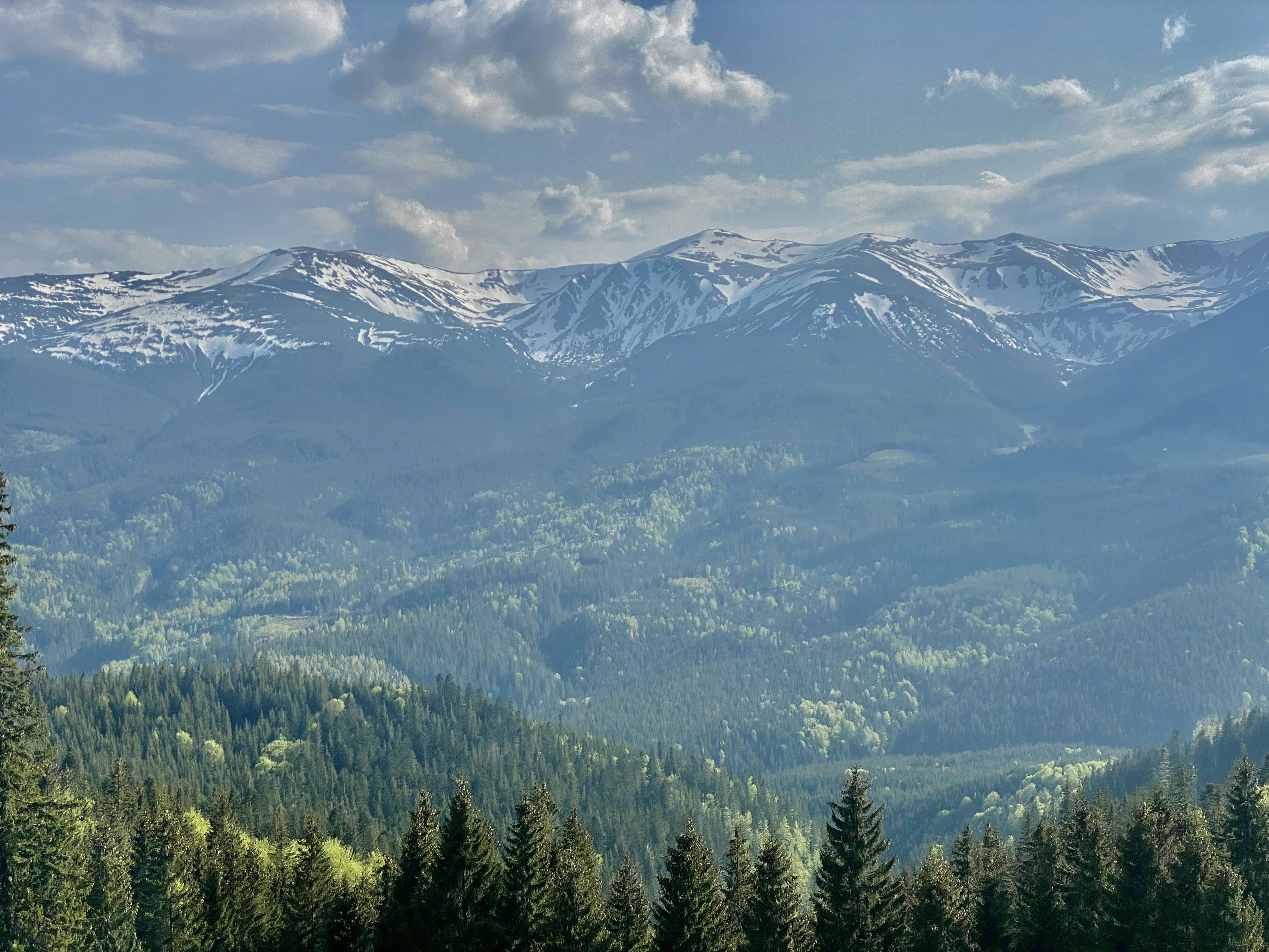 Emerald Valleys Beneath Snow-crowned Peaks