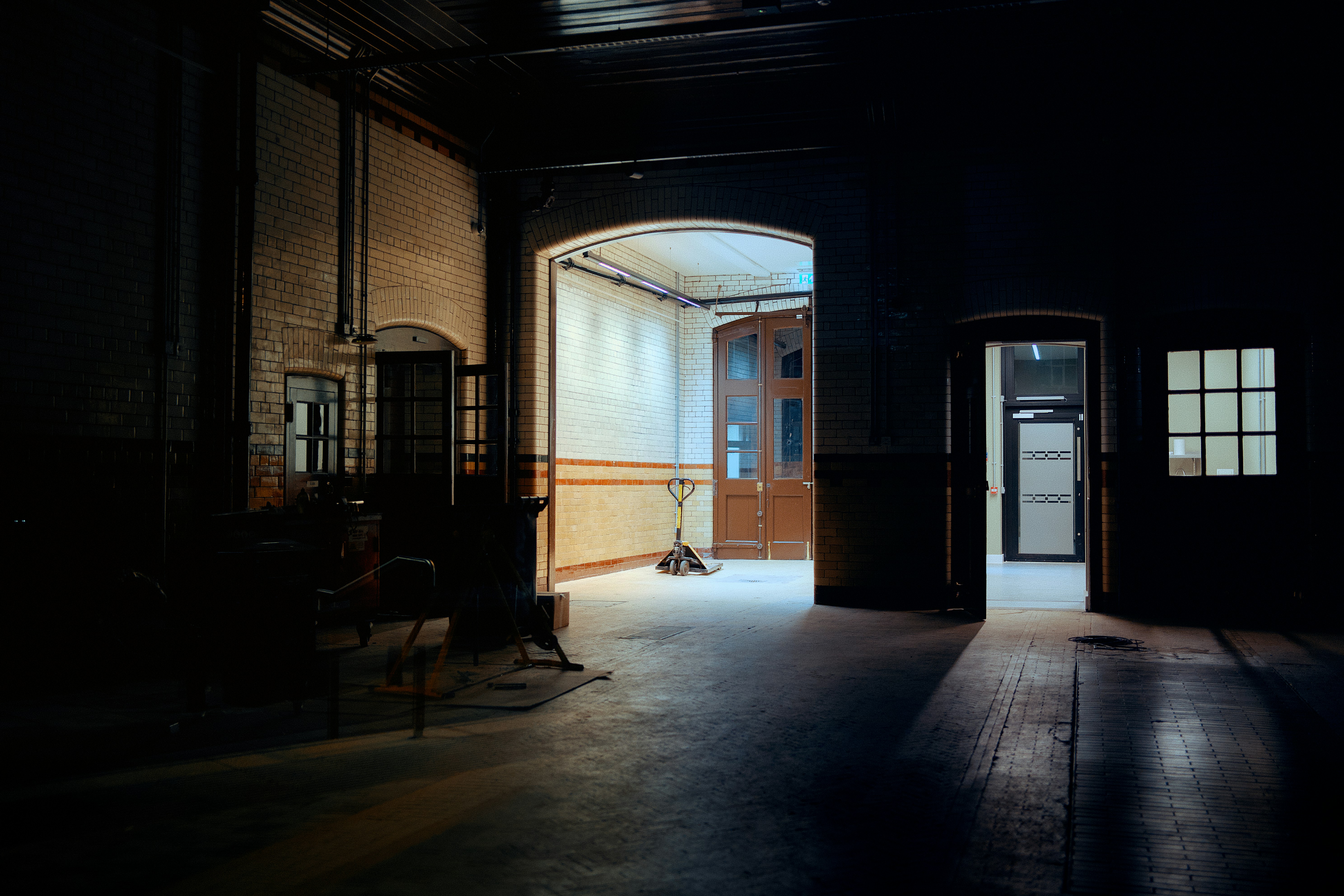 Light Through the Doorway: An Abandoned Stage Beckons