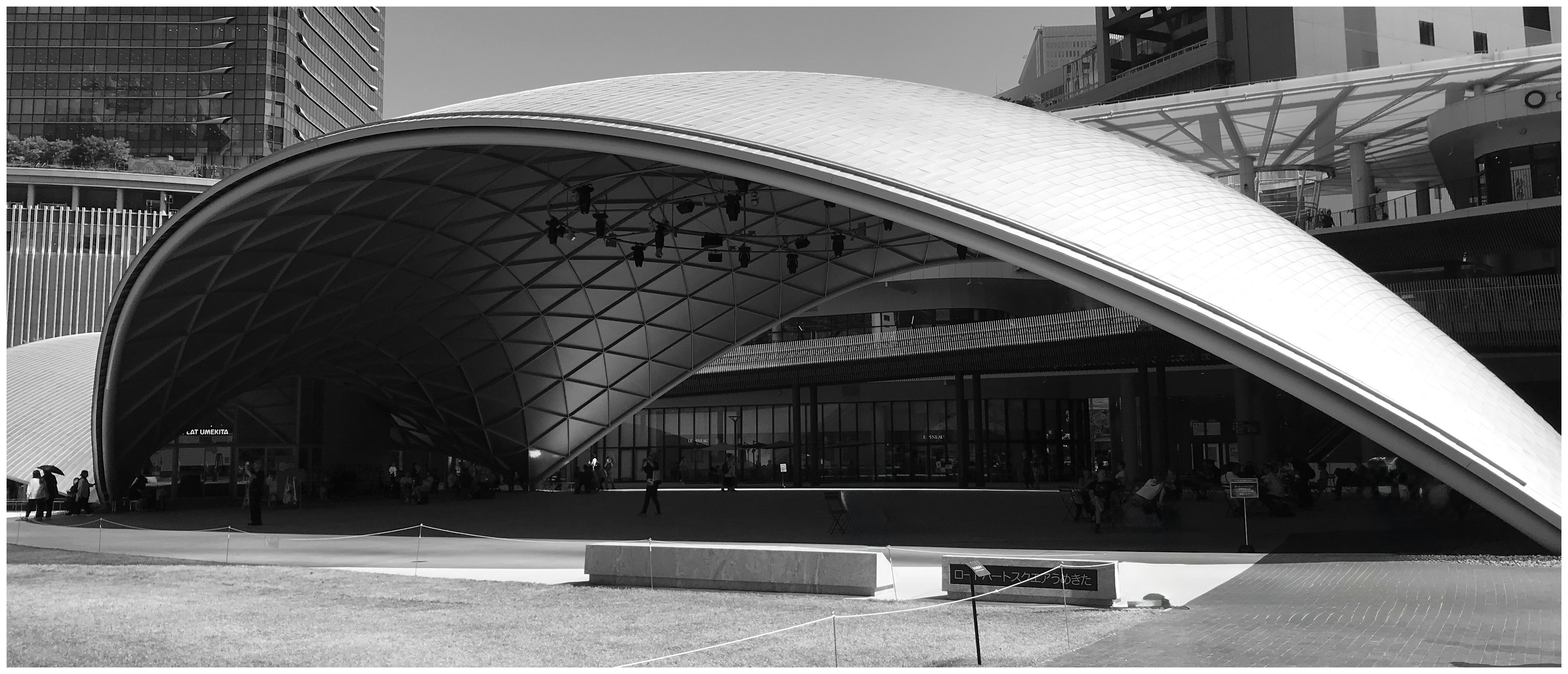 Arc of Fabric and Steel: A Modern Transit Gateway