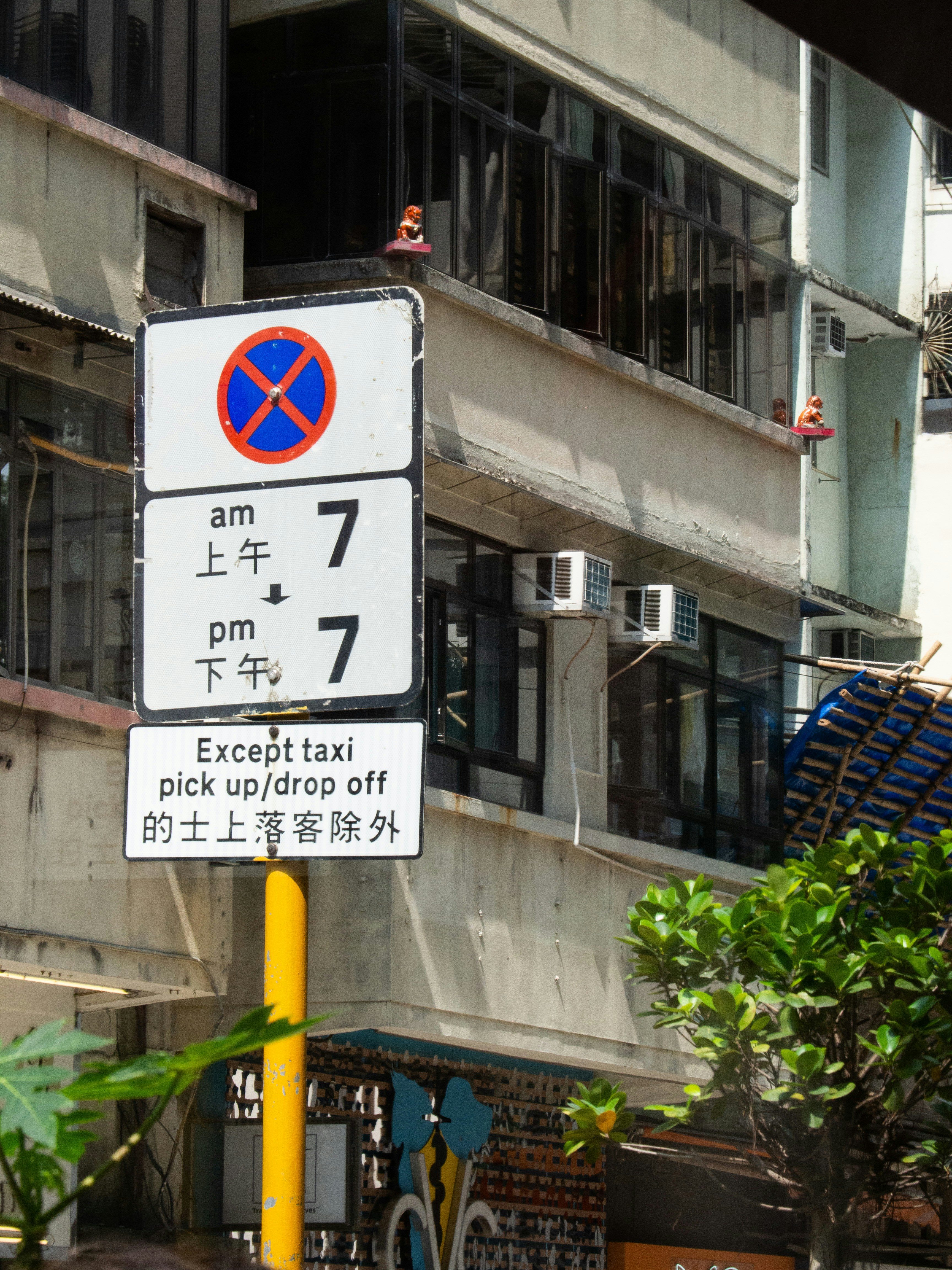 Urban Signage and Façade: A Quiet Street Snapshot