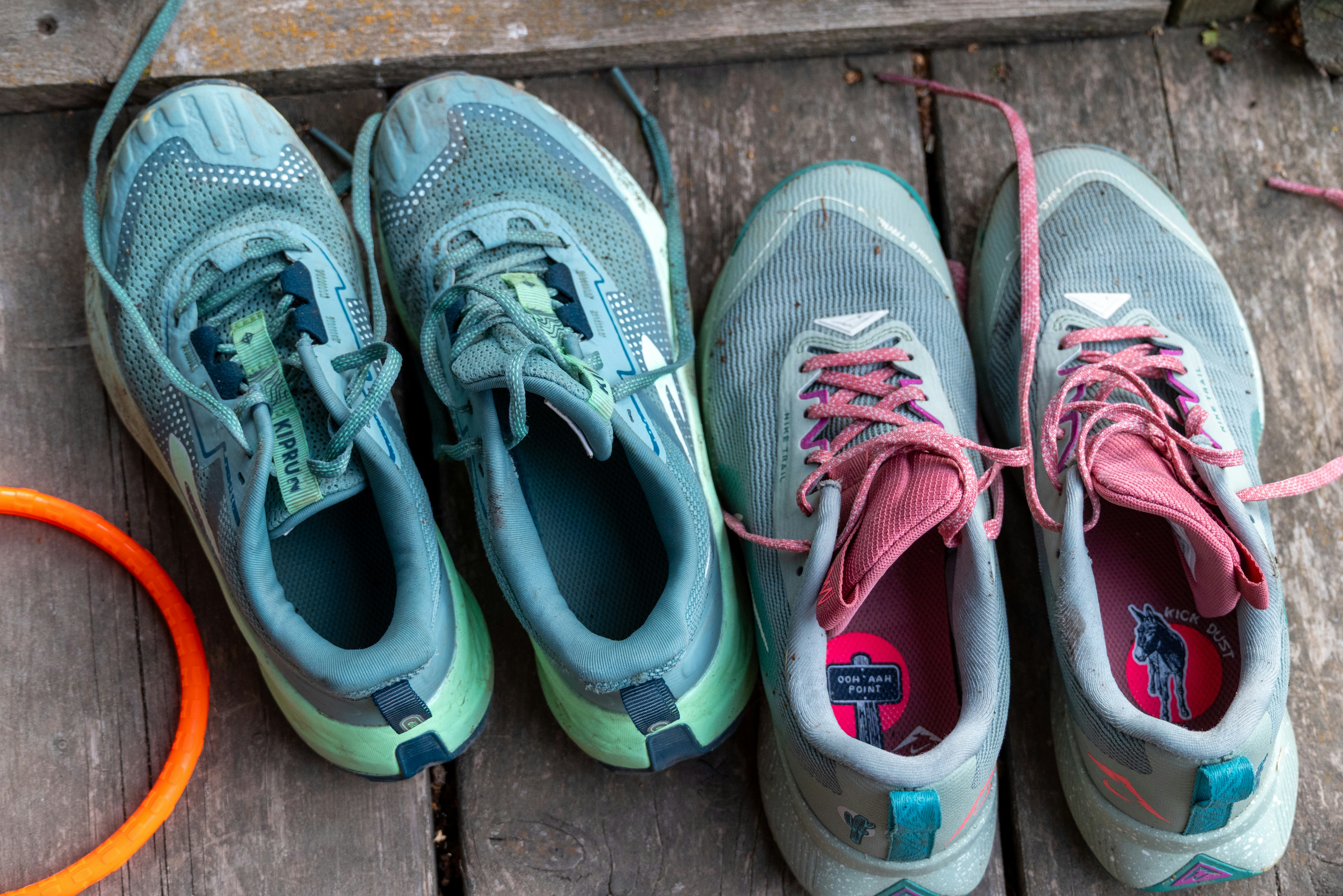 Two Pairs on a Wooden Threshold