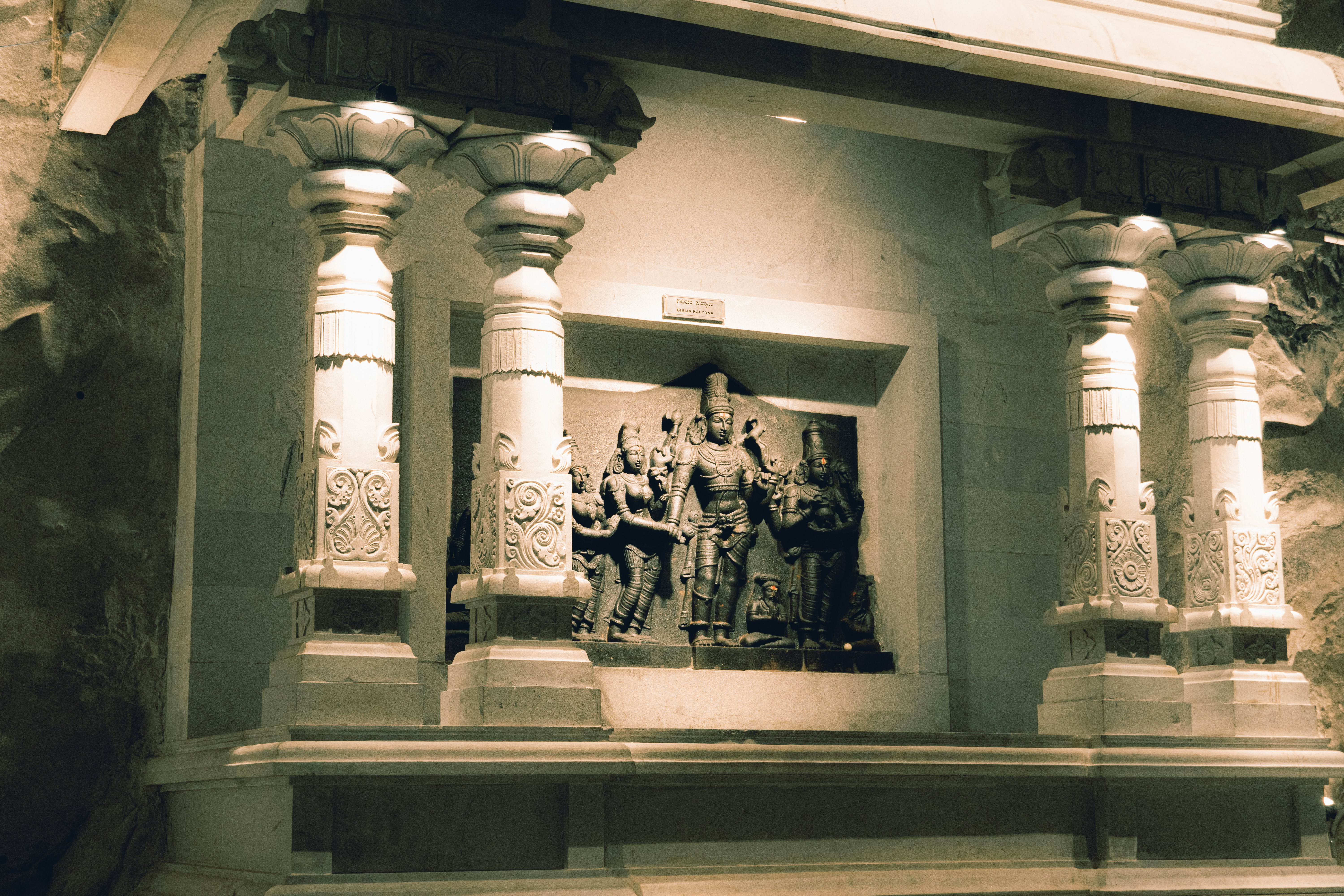 Relief Within a Classical Portal: Paired Columns Framing a Central Scene