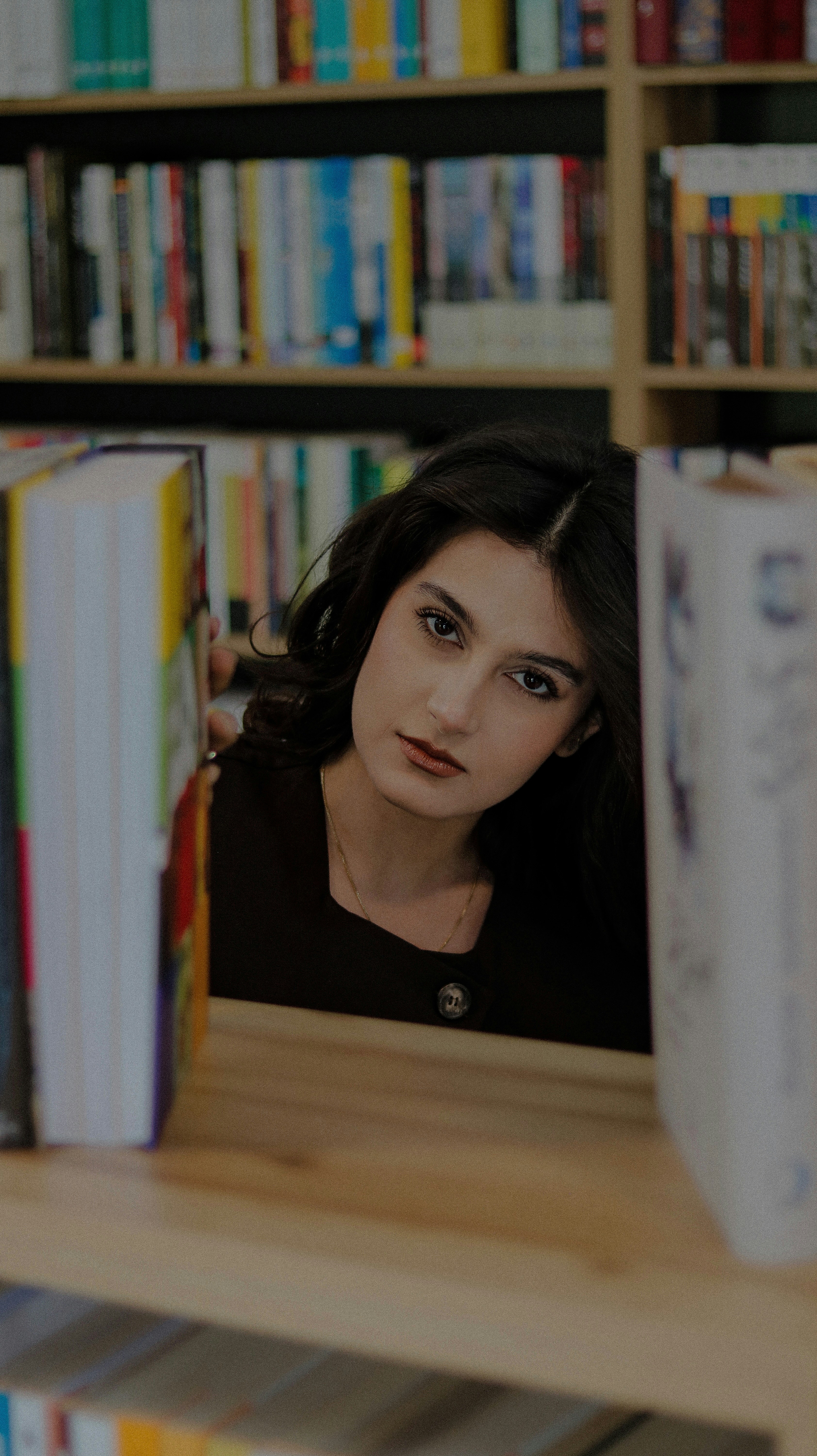 Between Shelves: A Quiet Gaze Through the Library Aisle