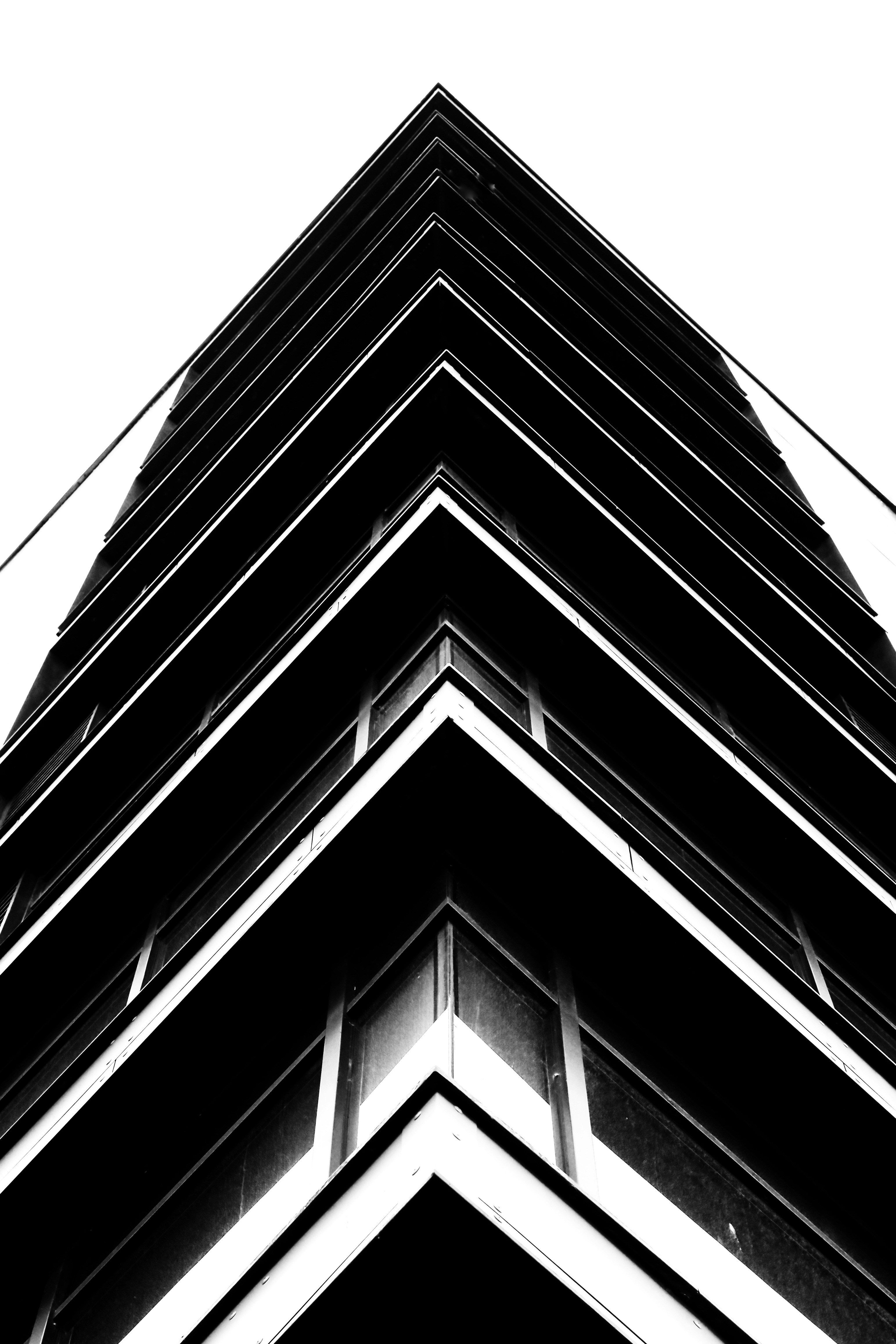 Converging Edges: A Diagonal Portrait of Architecture’s Peak