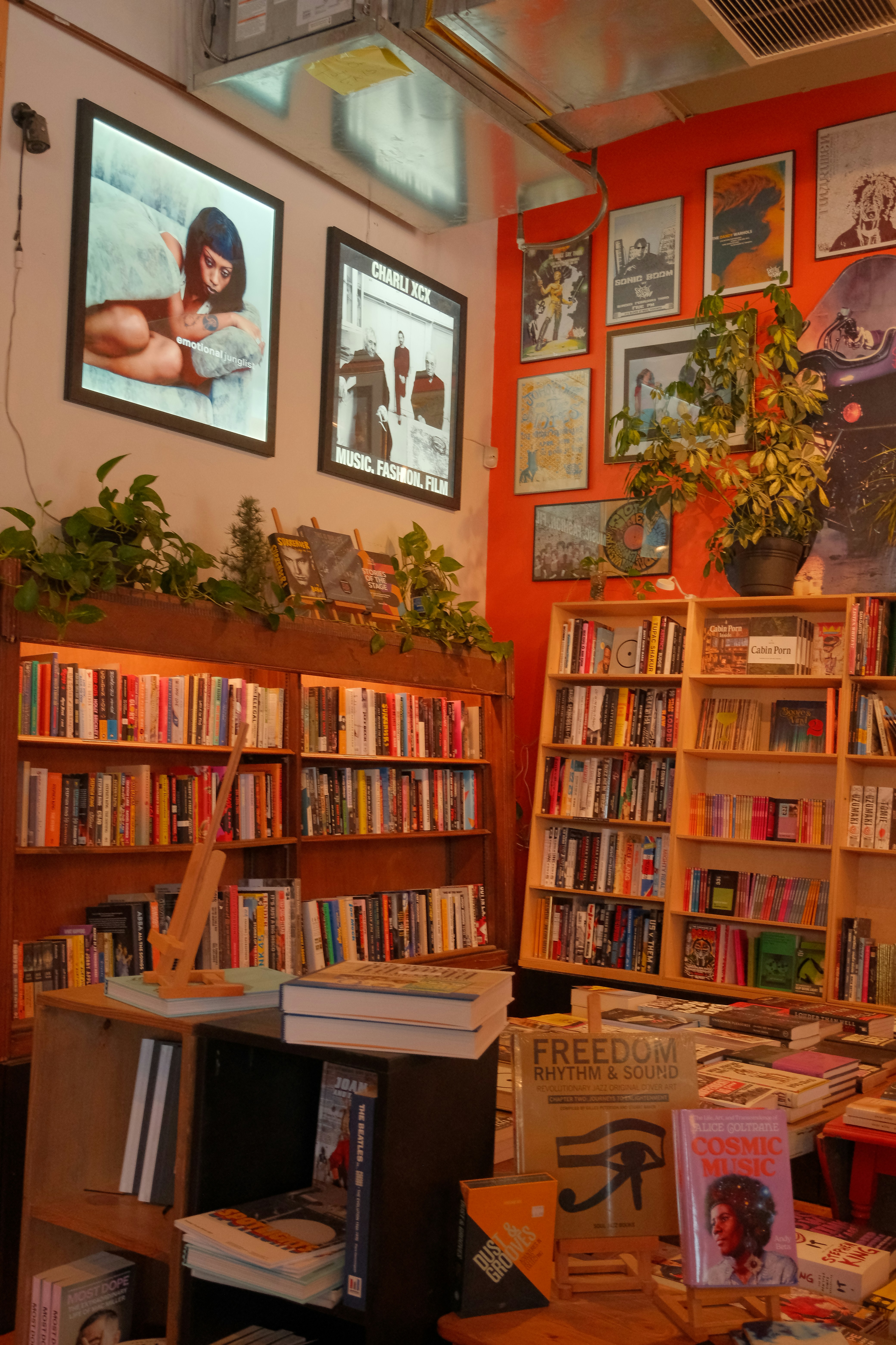 Quiet Corner of a Cozy Used-Book Café