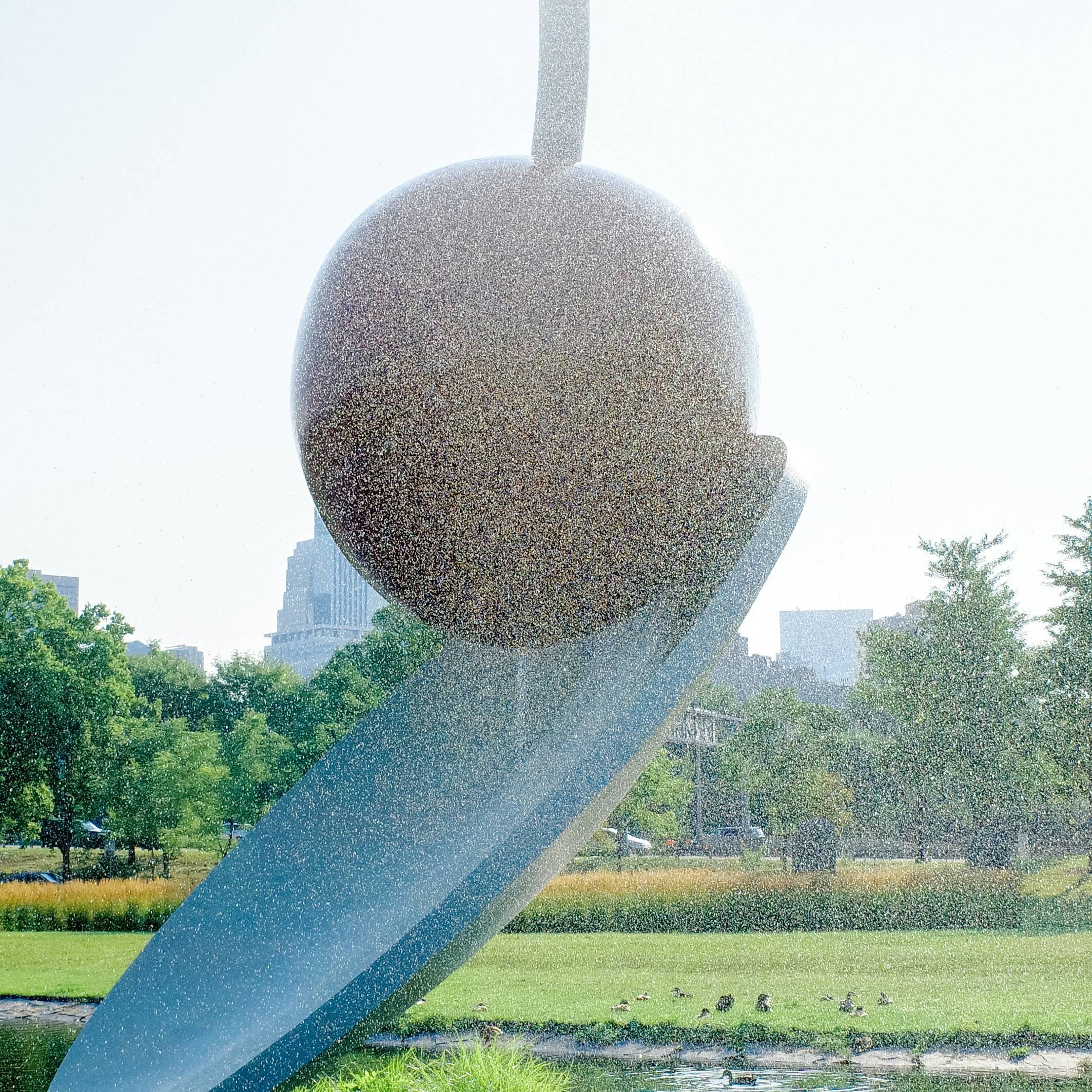 Spherical Ornament Carved from a Monumental Arc