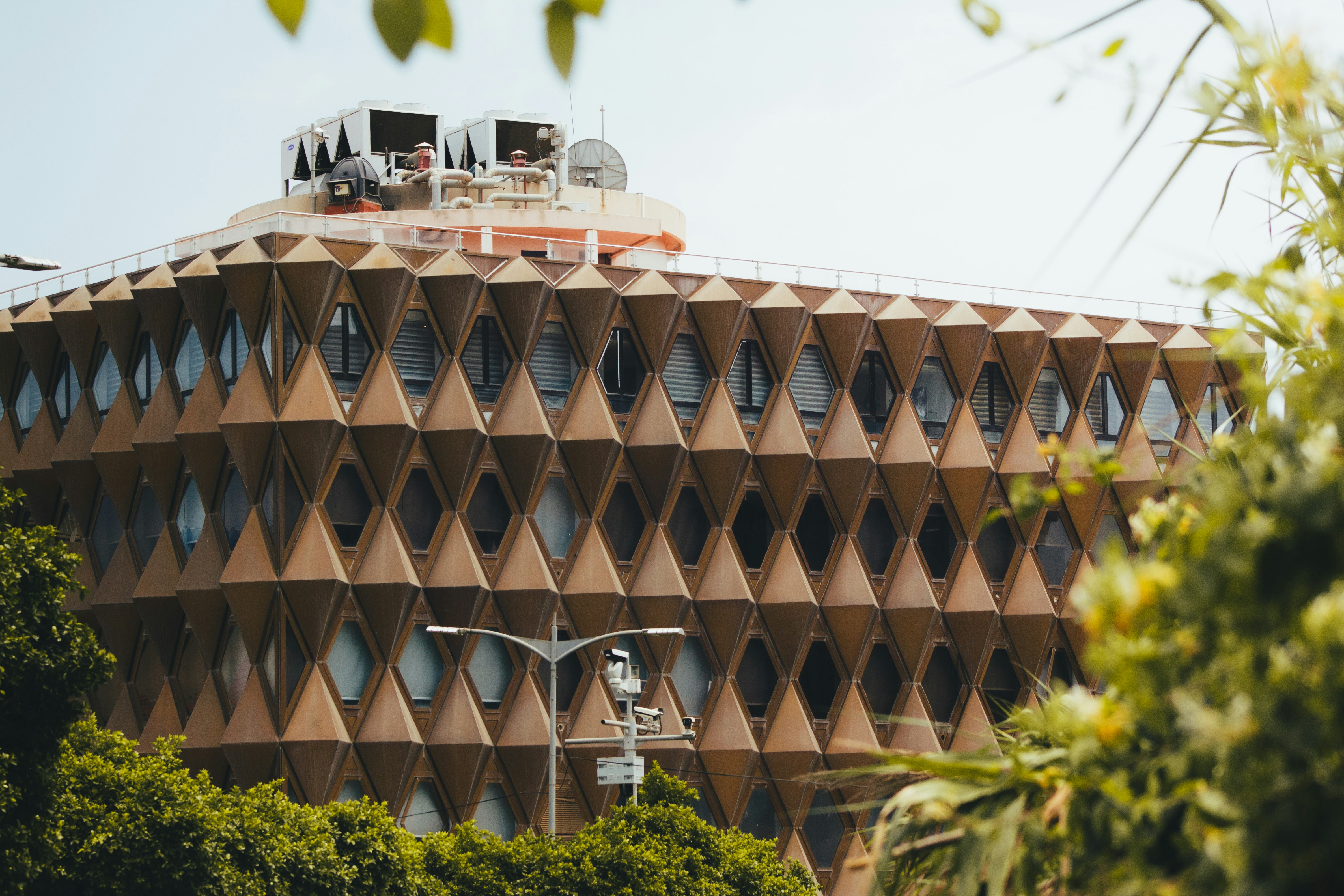 Honeycomb Facade: A Geometric Cityscape