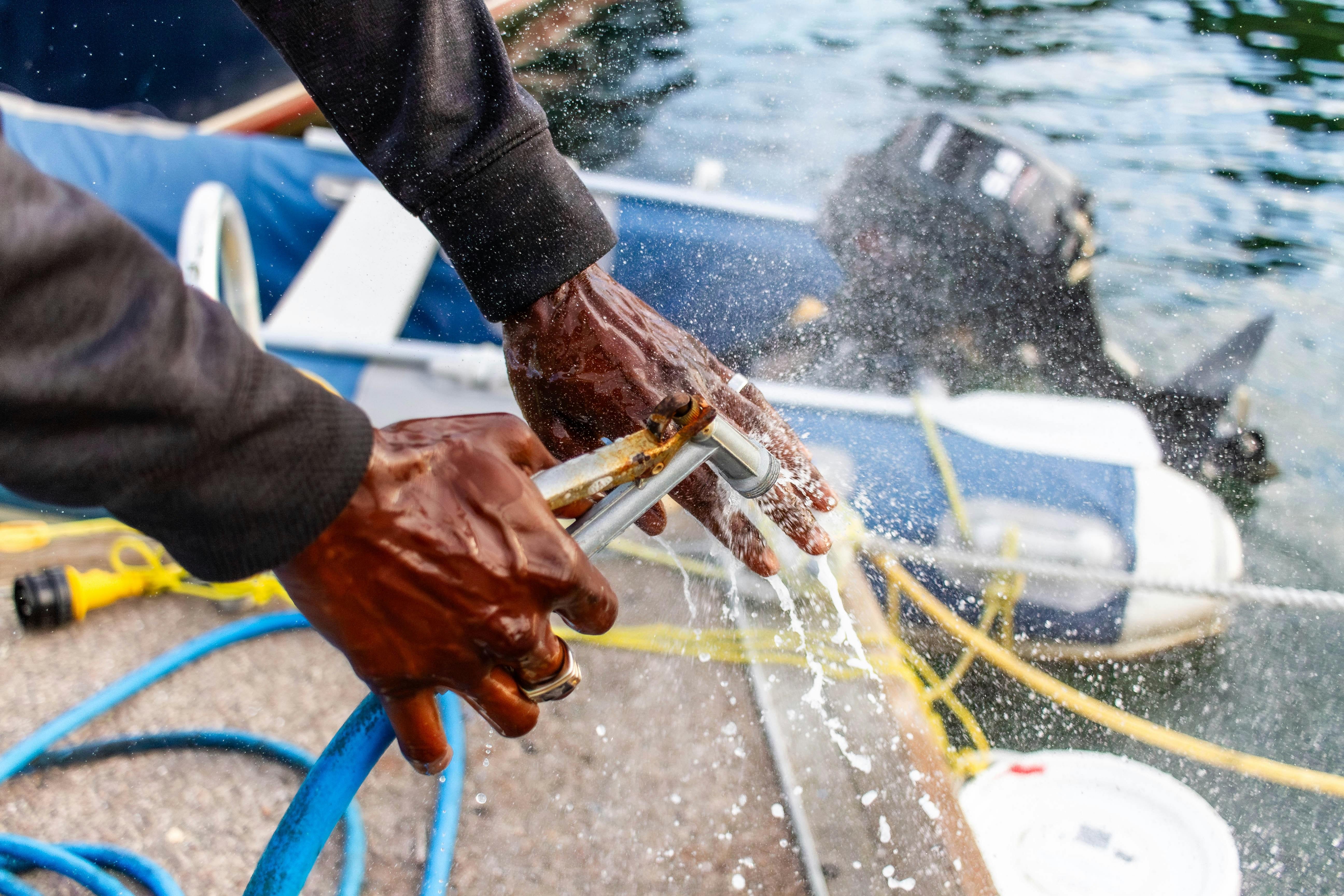 Handful of Water: Quick Fixes on a Dock