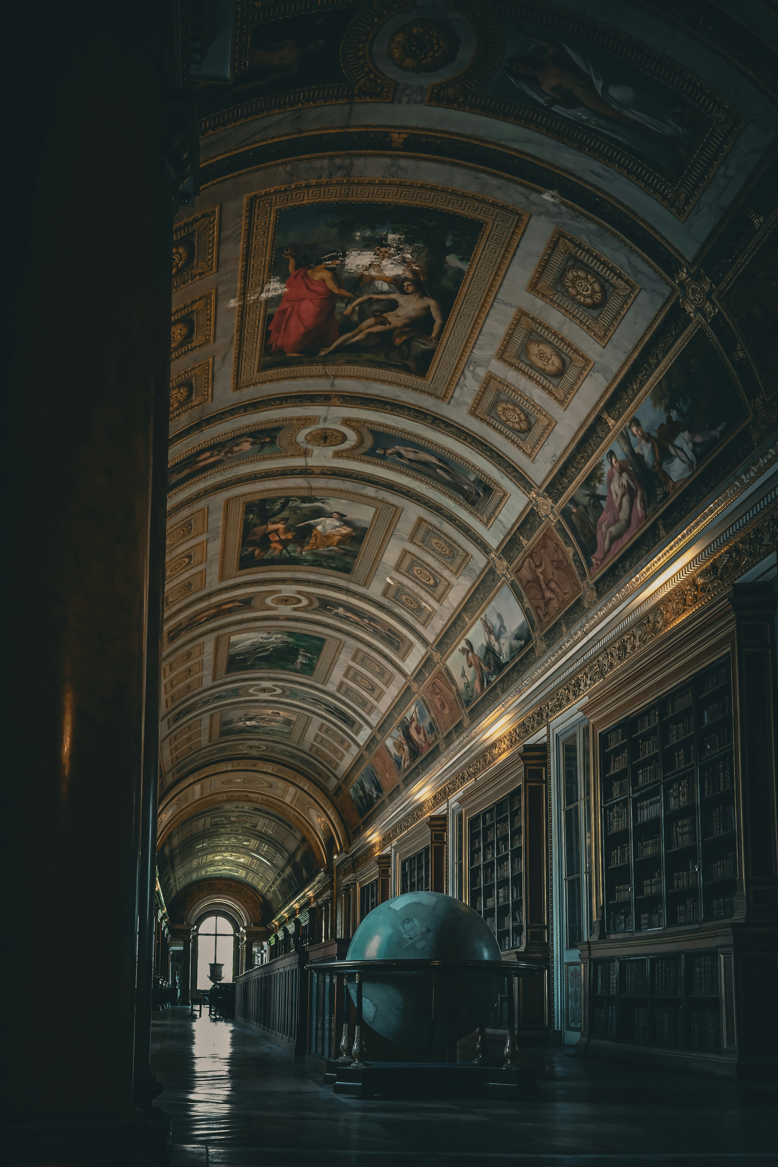 Library of Arcadian Vaults: A Glimpse Under the Painted Arch