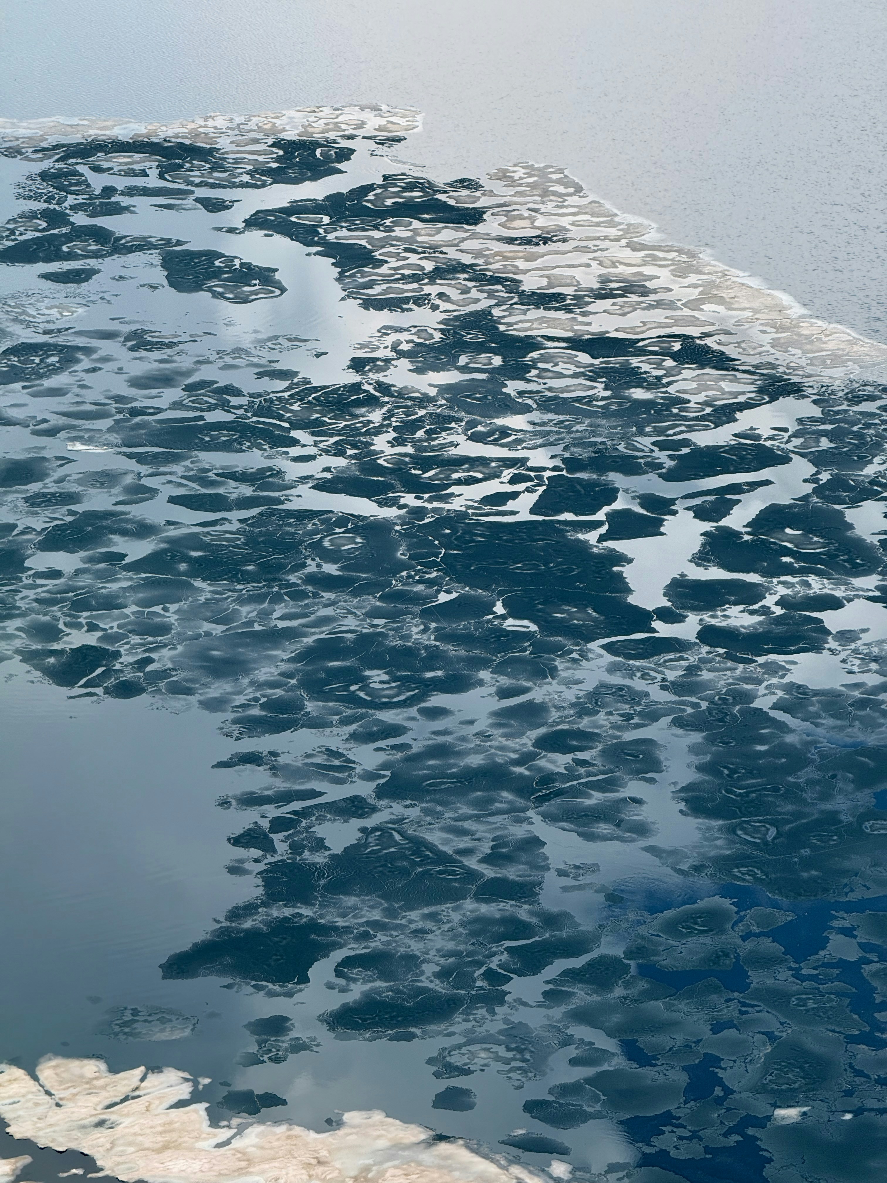 Frozen Ripples at the Edge of Silence