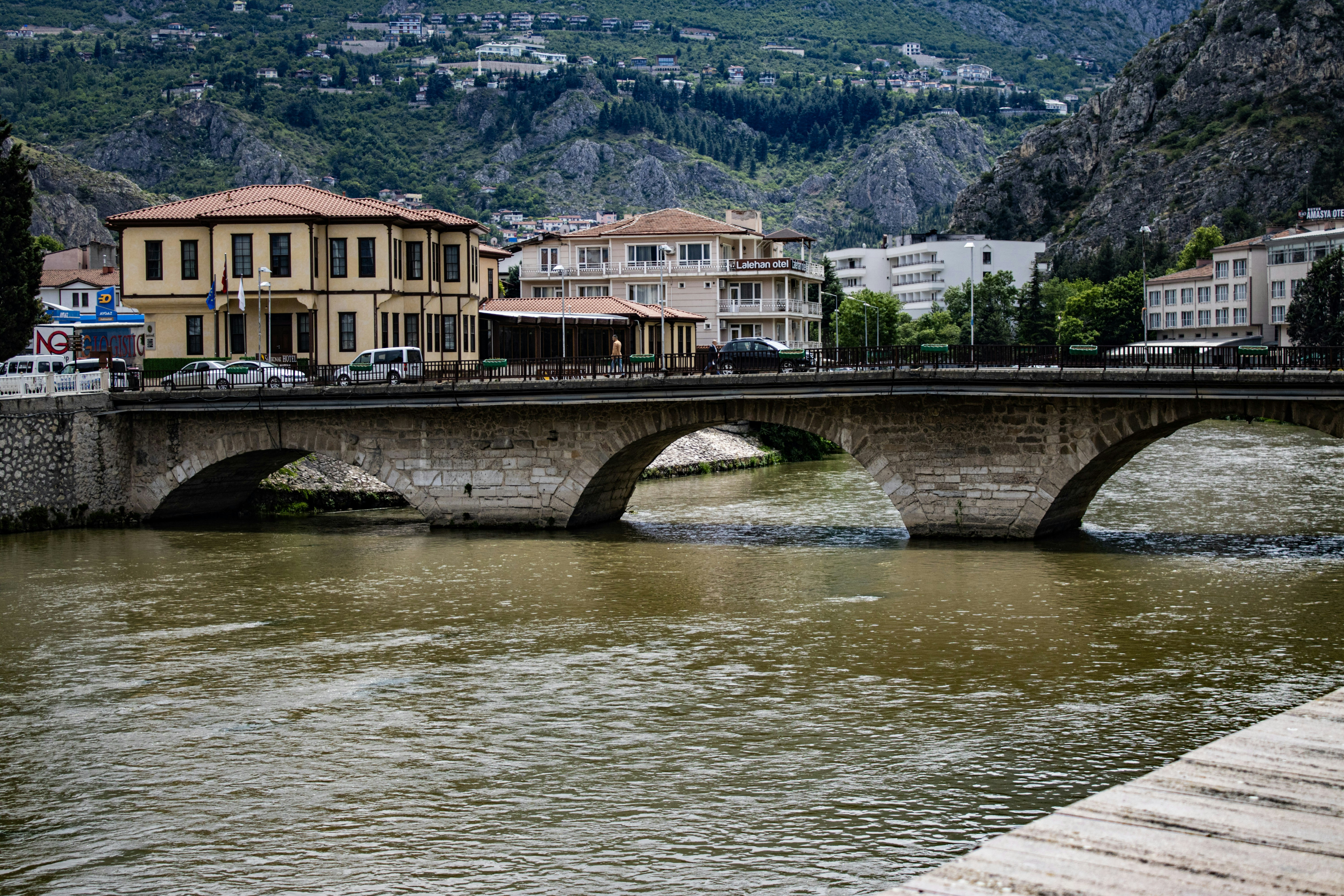 Stone Arches and Riverside Village