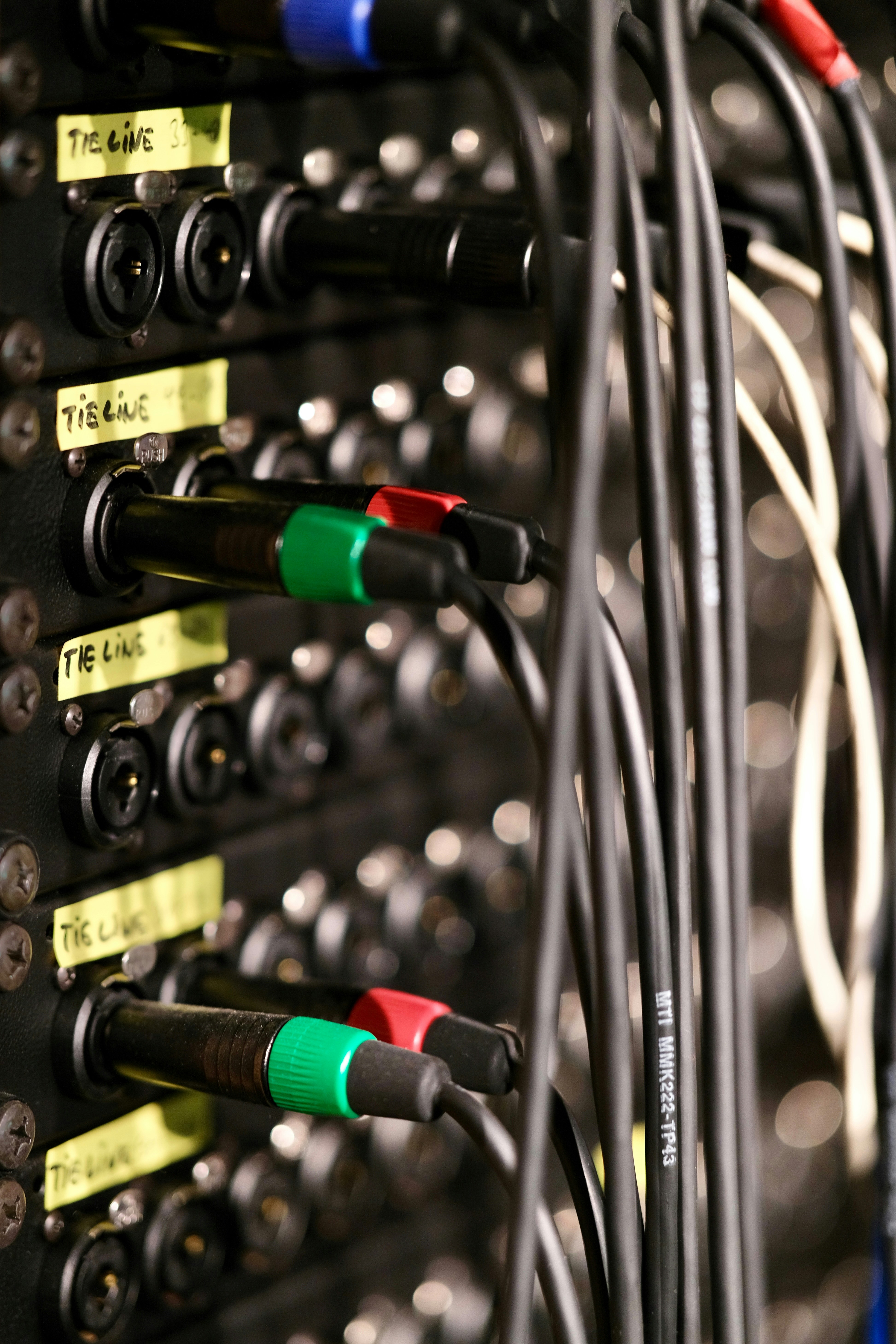 Cabling Stack: A Quiet Portrait of Patch Panels and Woven Cables