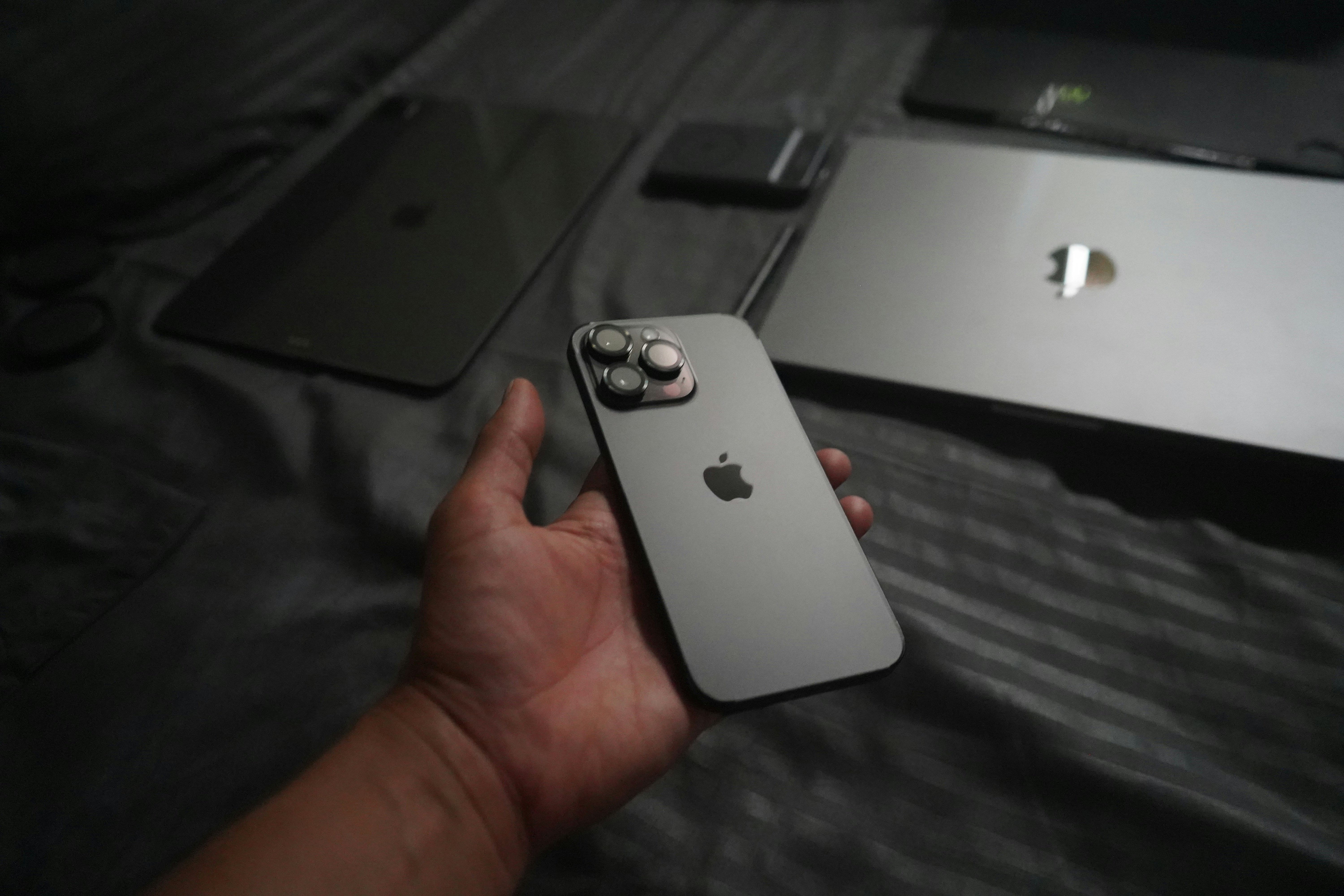 Midnight Tech Portrait: A Handful of Devices