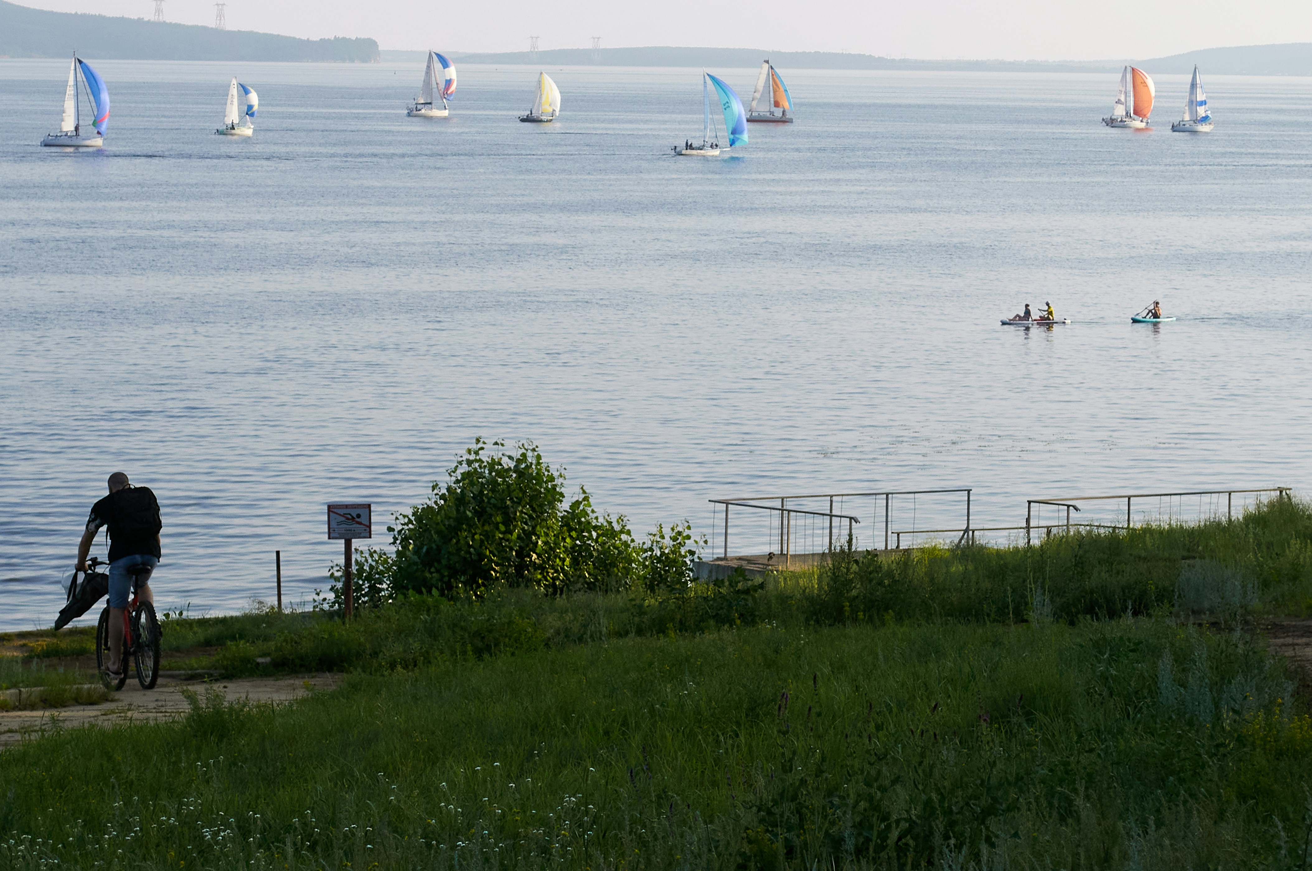 Lifelong Horizon: Sailboats Dot the Quiet Bay