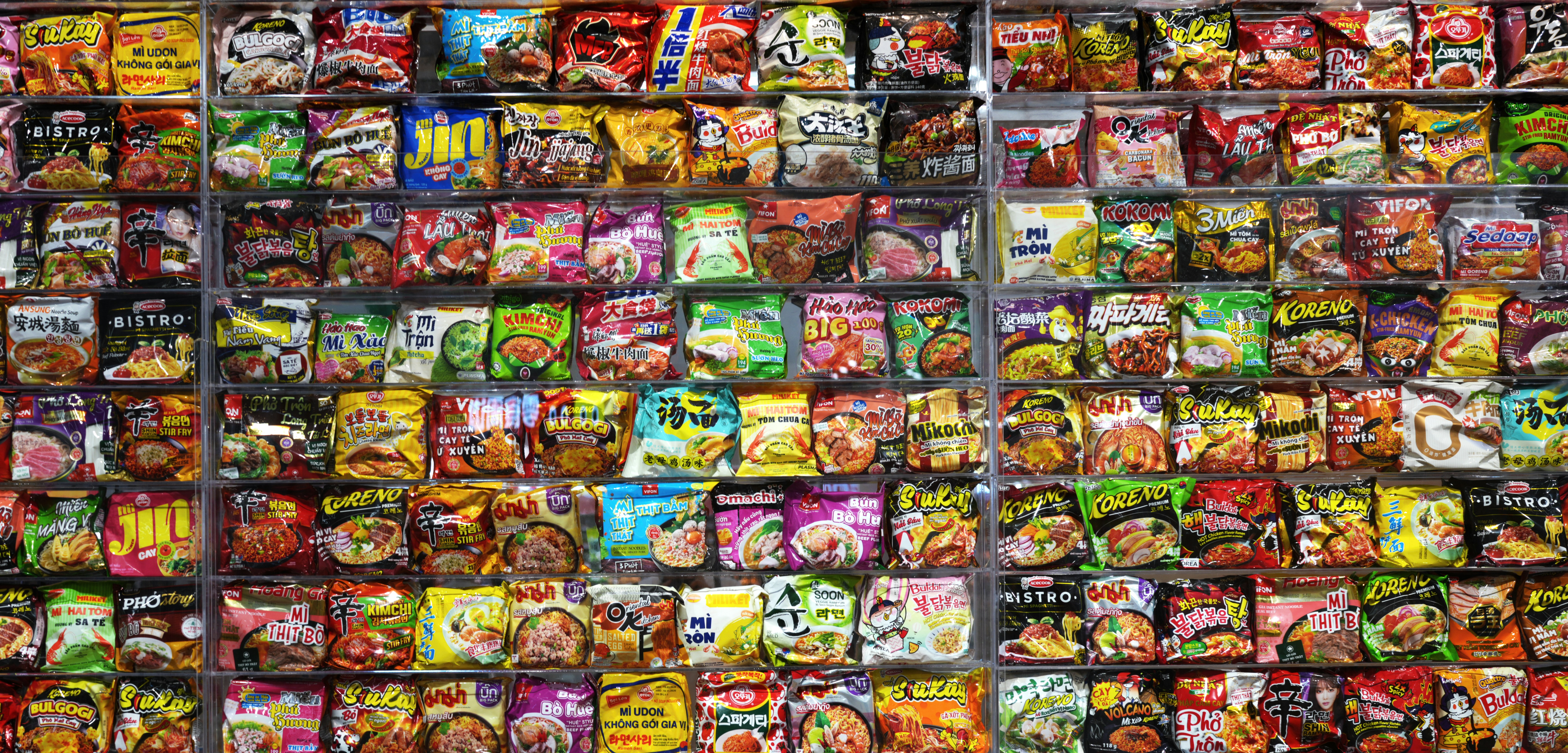 Colorful Snack Aisle Mosaic