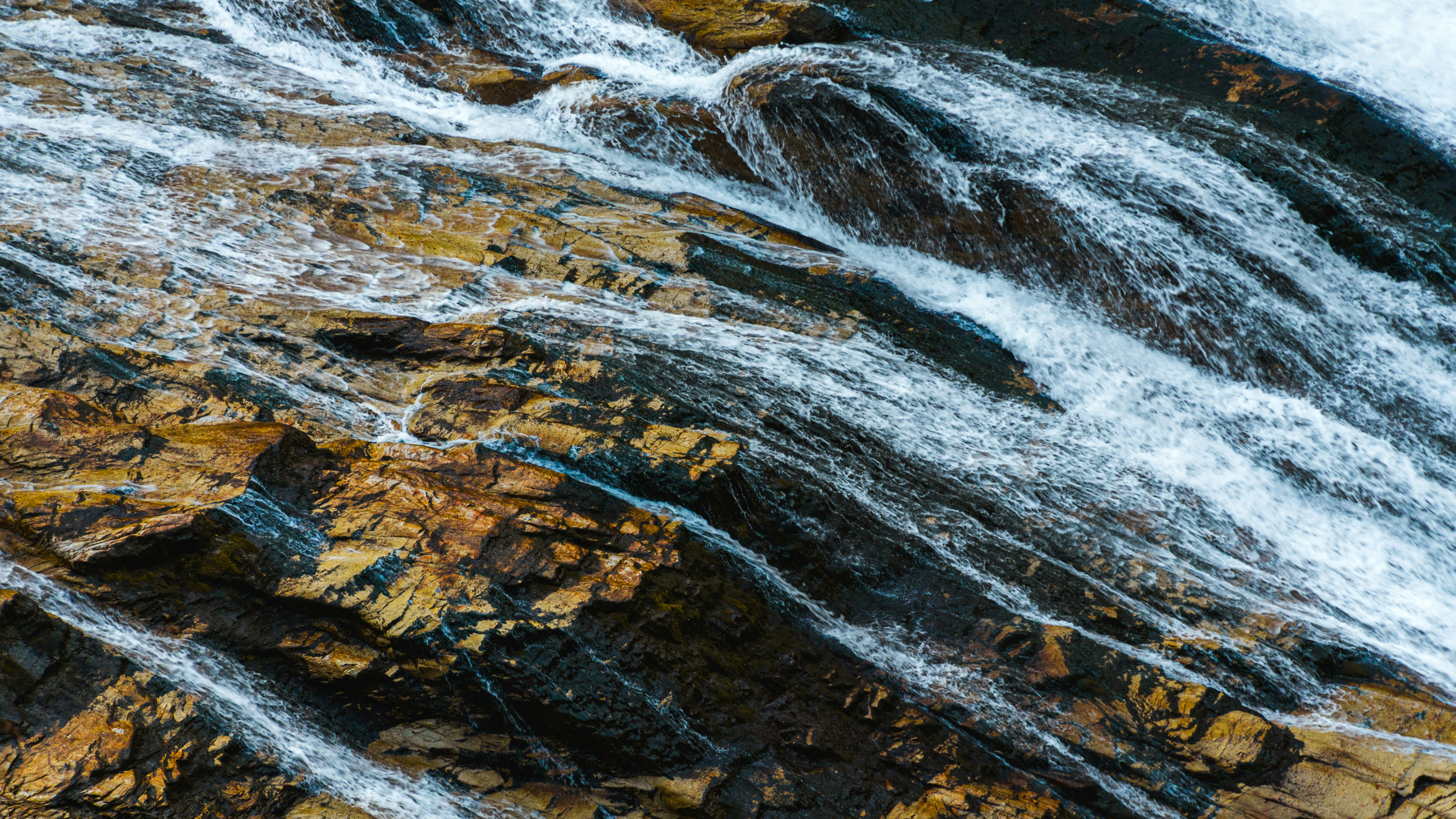Rugged Tide of Stone and Foam