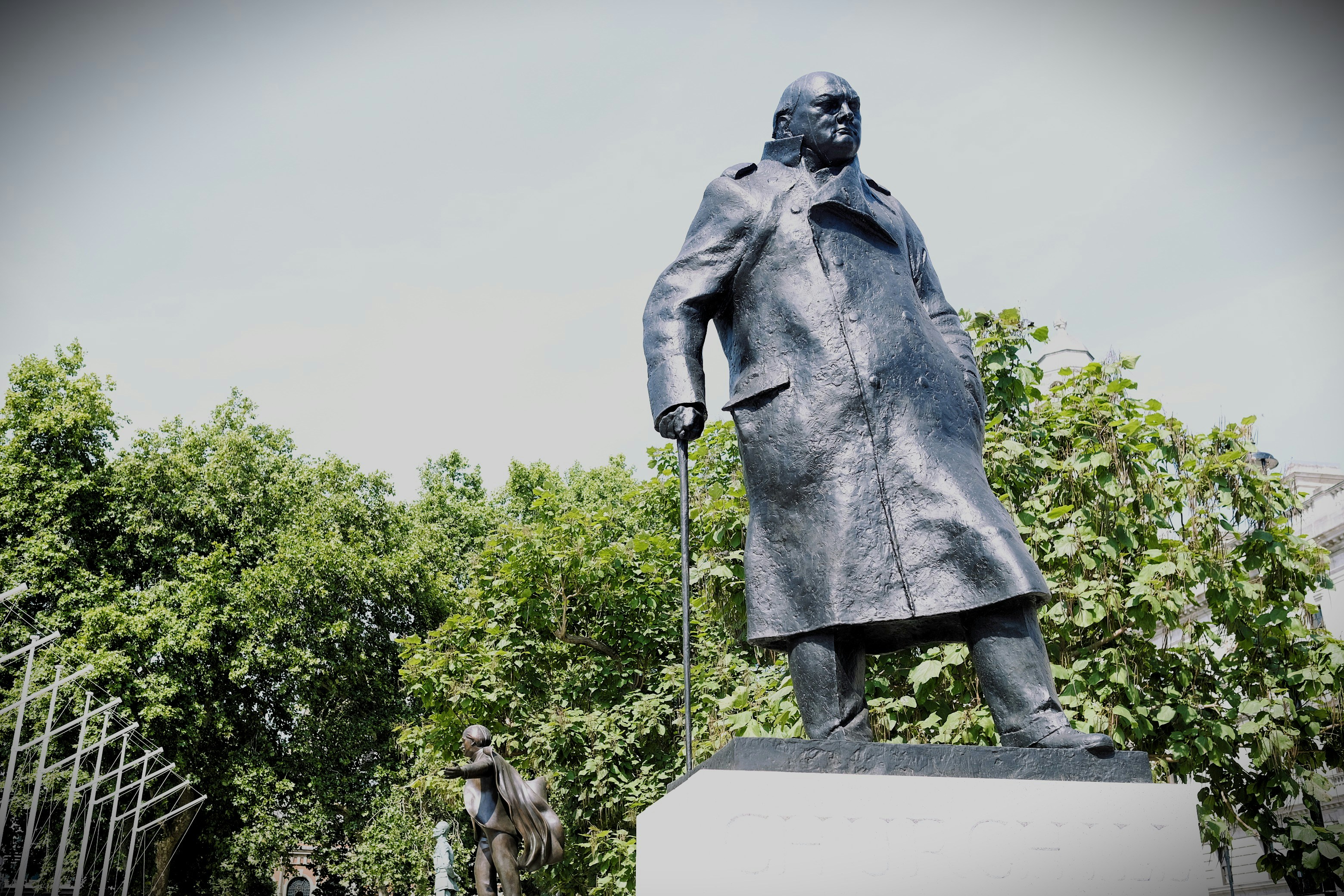 Statue of a Steady Gaze: A Monument Overlooking the Park