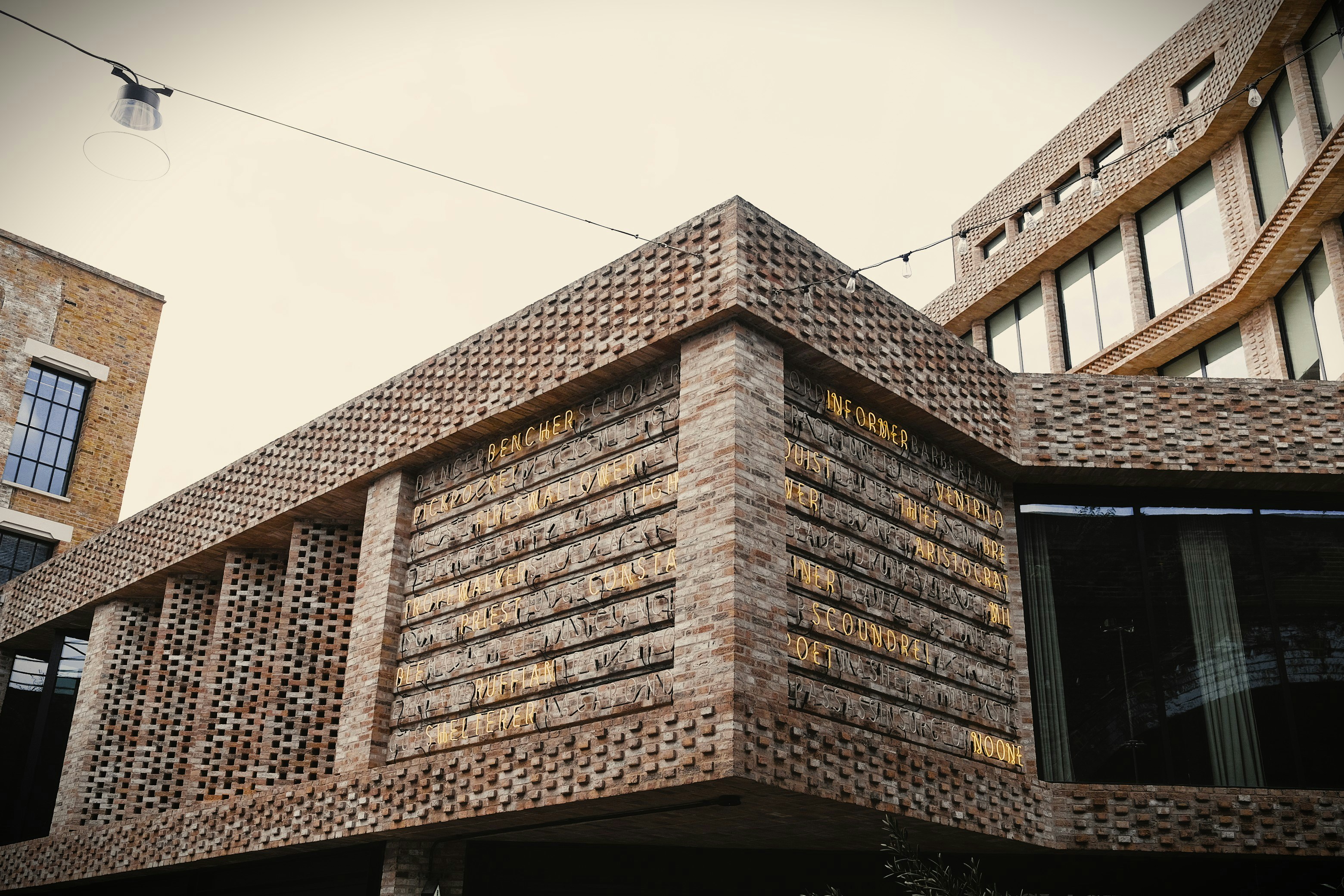 Brick Facade and Infomer Building Edges