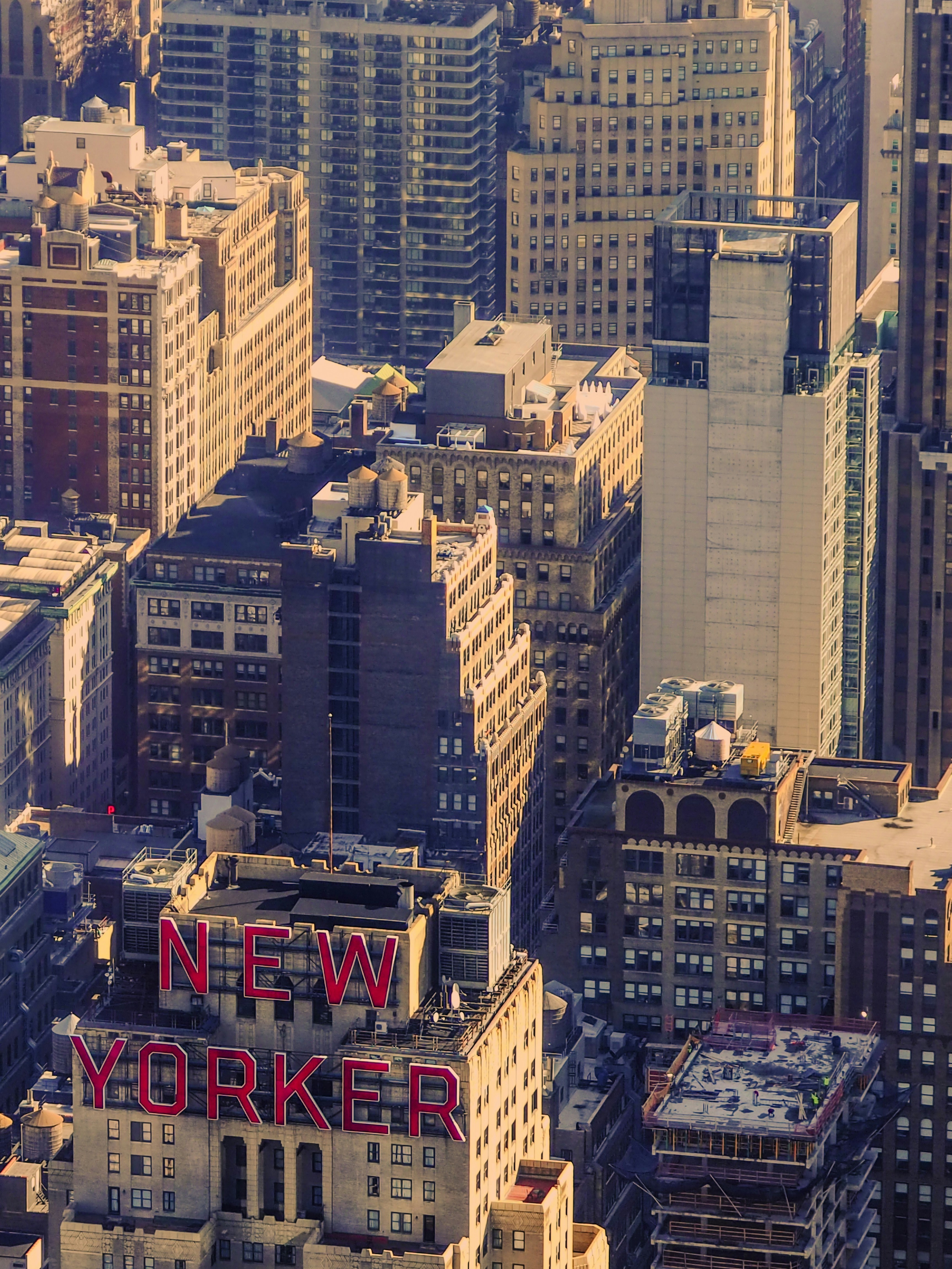 New York Neon: A Rooftop Letterboard Over the City