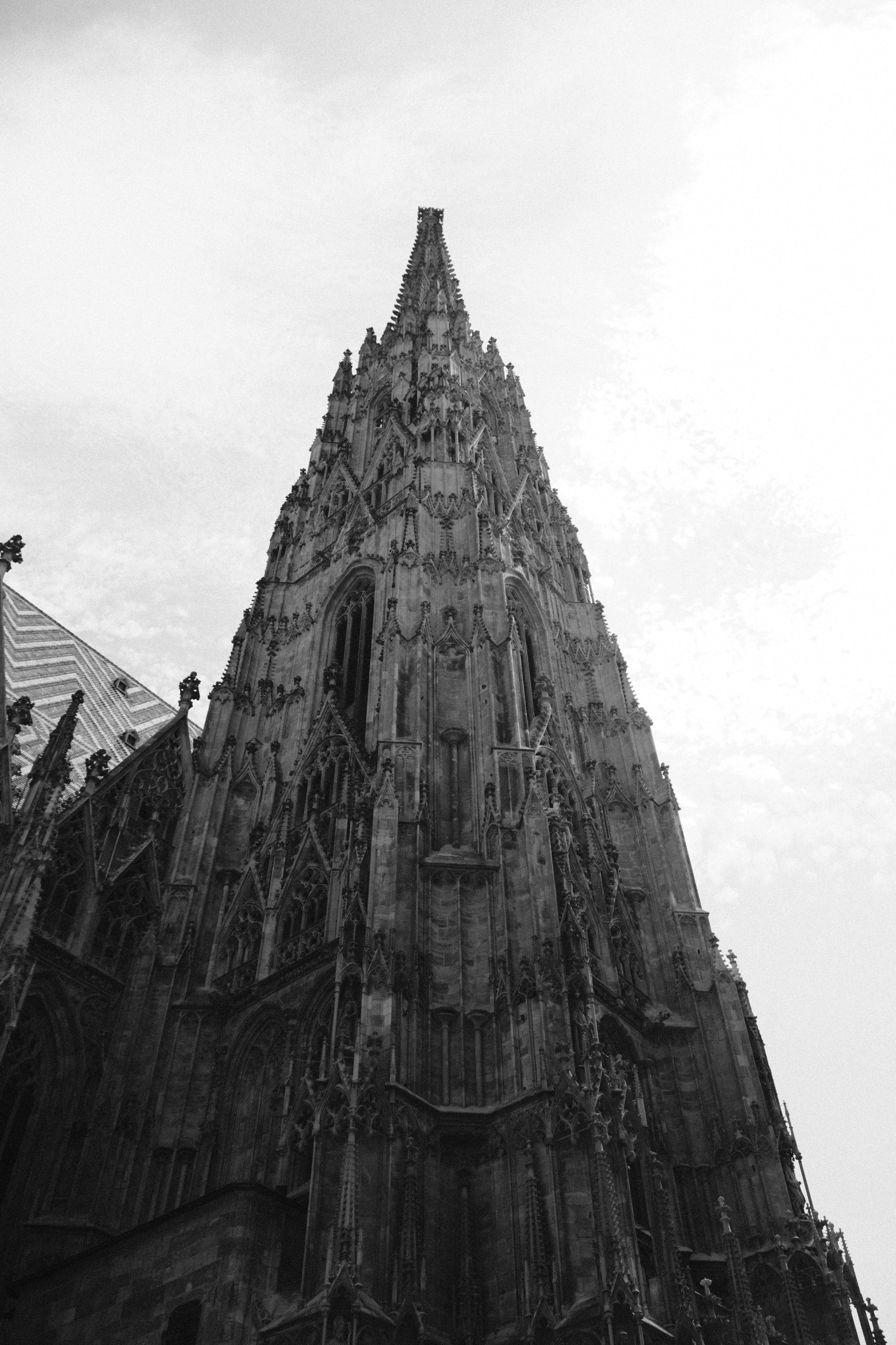 Gothic Spire Reaching Skyward