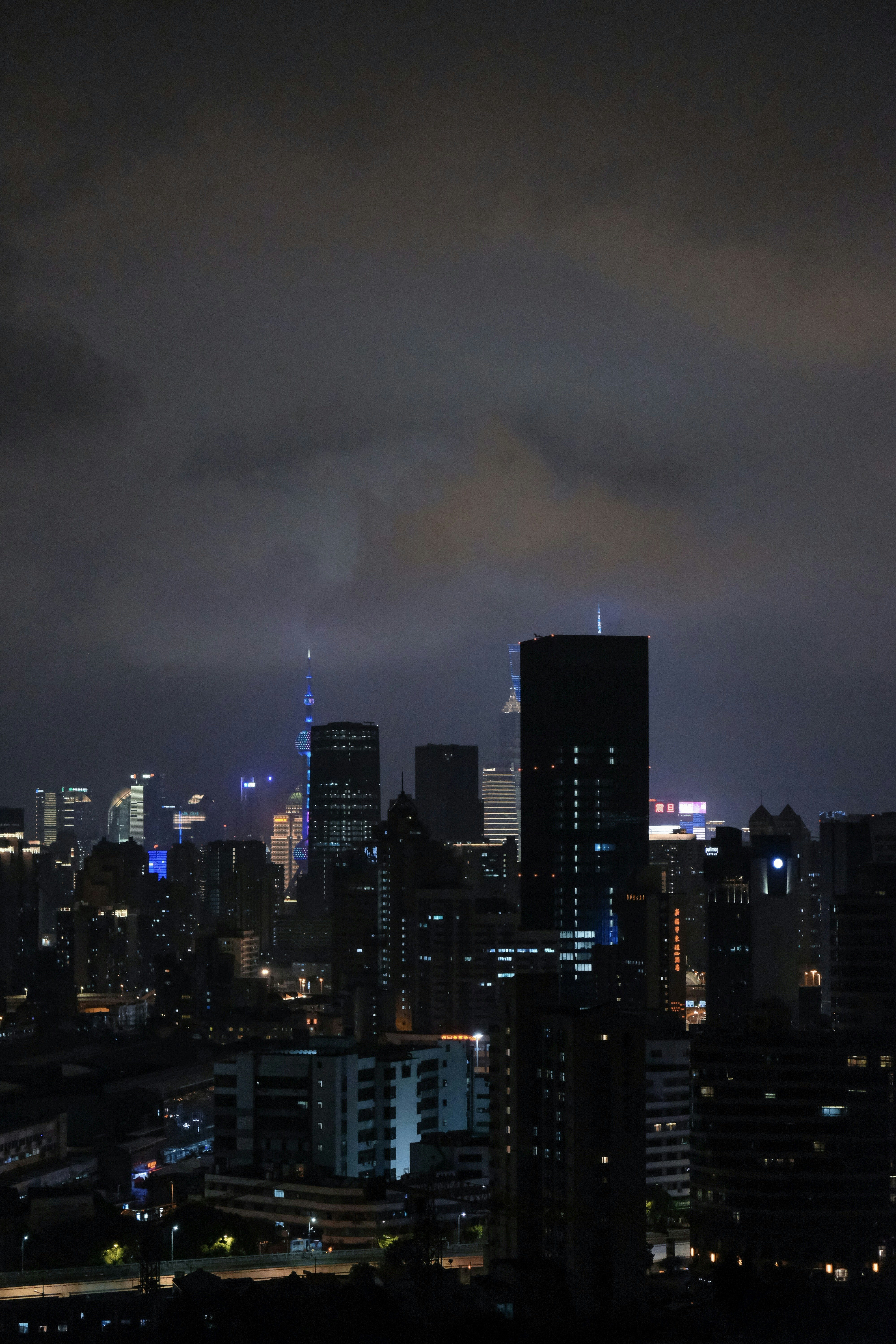 City Lights Above the Quiet Skyline