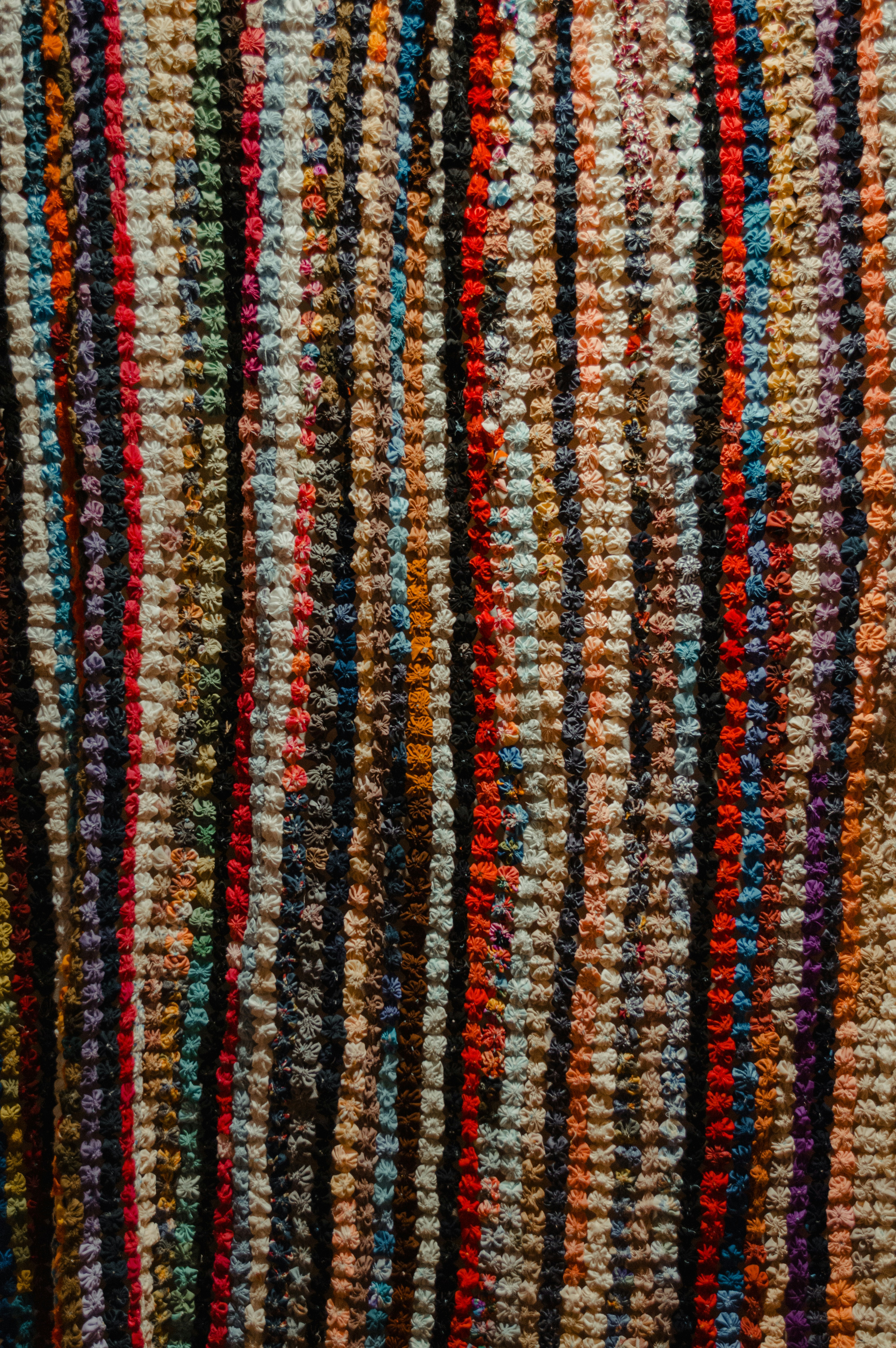 Threads of Color: A Tapestry in Vertical Stripes