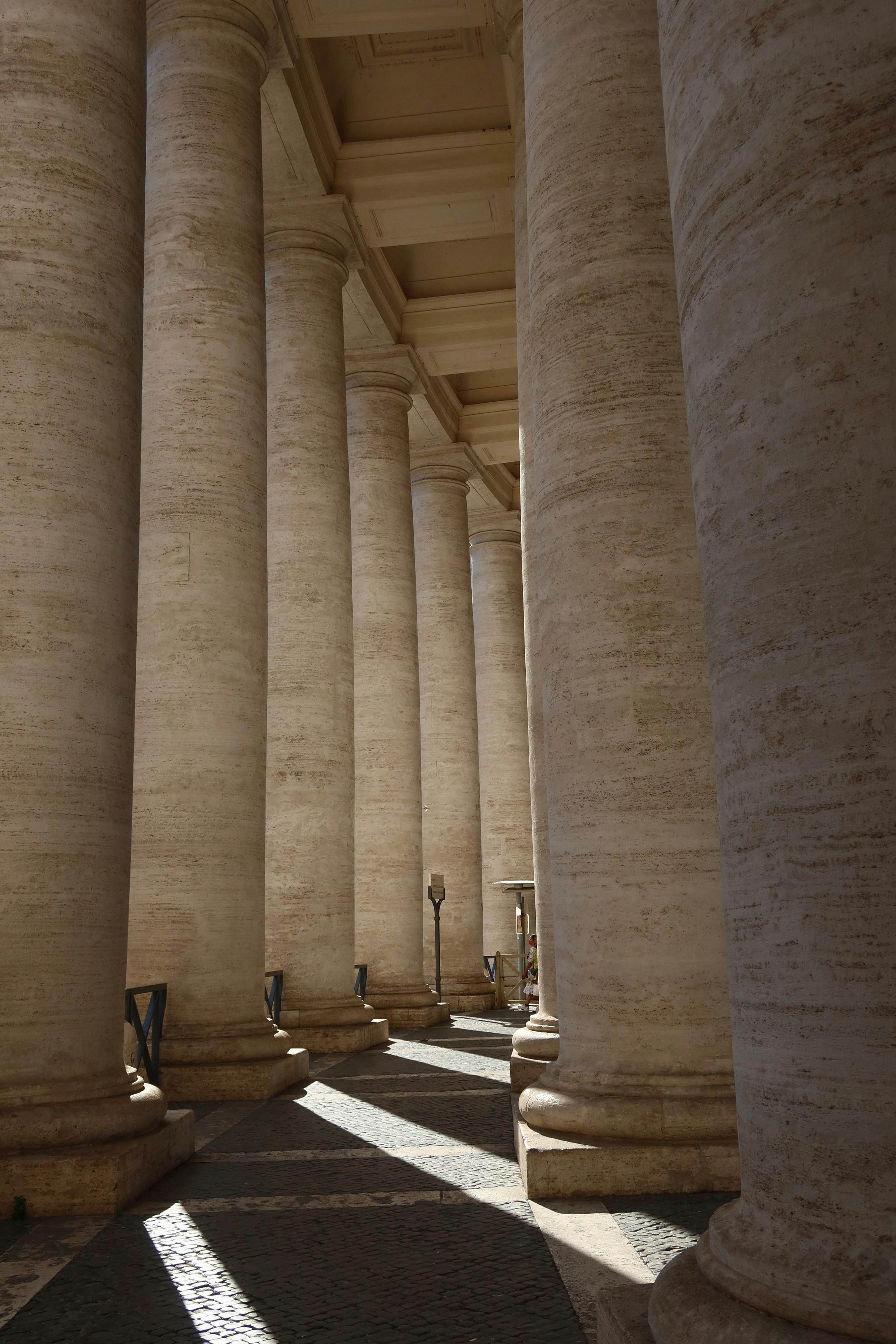 Columns of Light: A Long Corridor of Stones