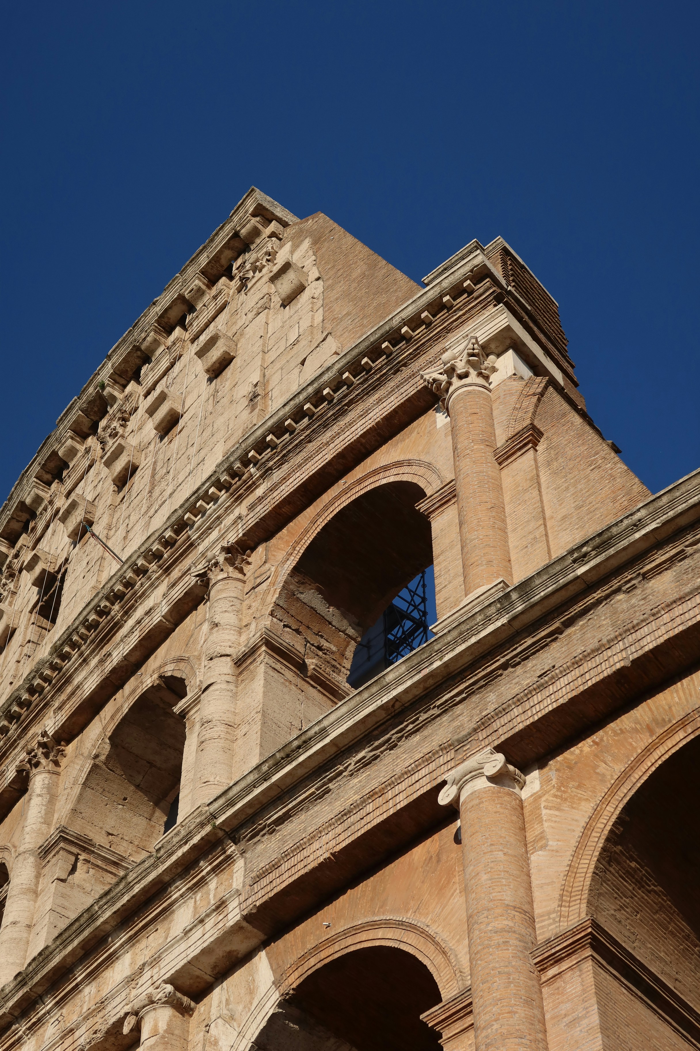Ancient Archways Reaching Toward a Cerulean Sky